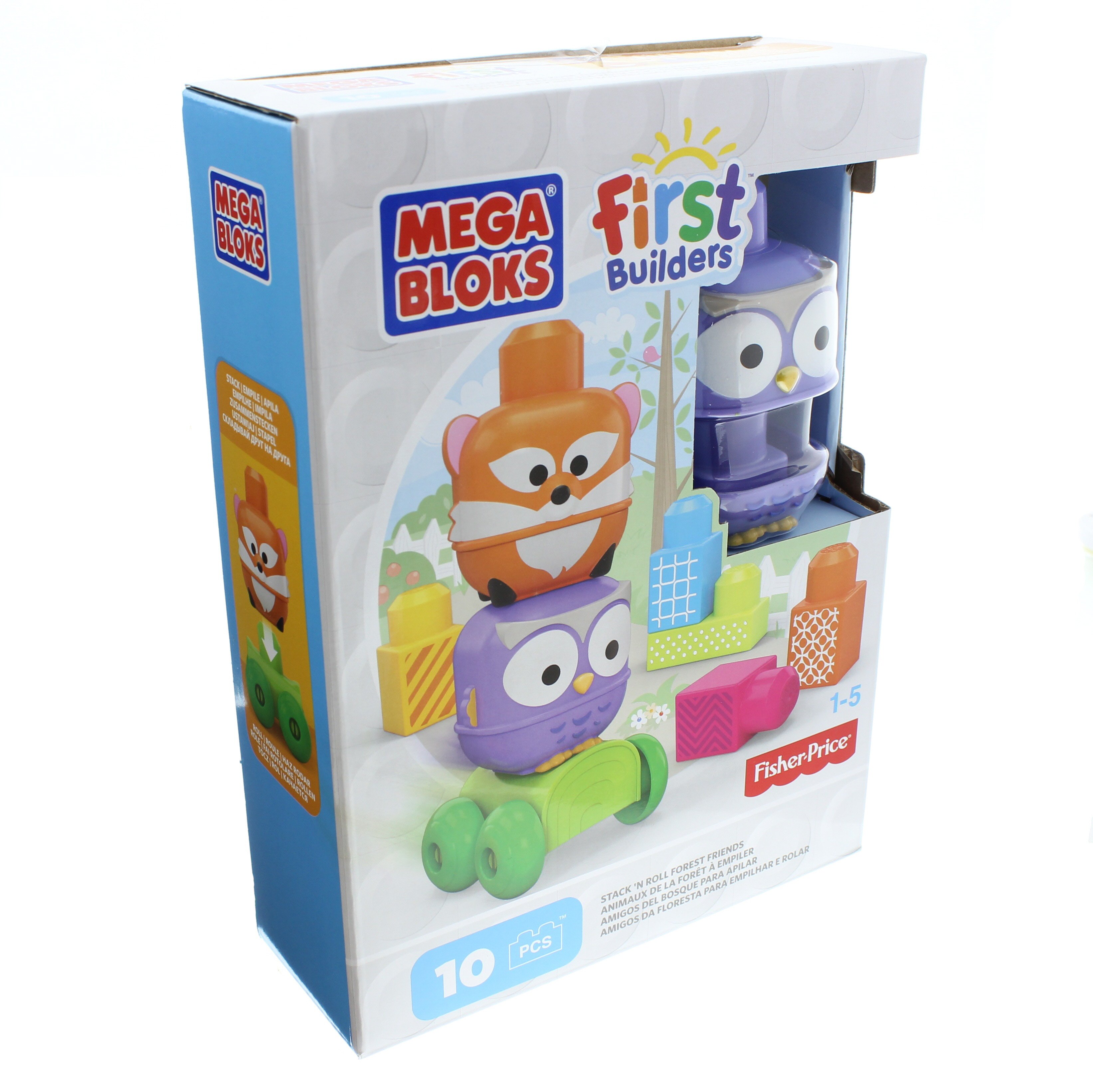 Fisher-Price Mega Blocks Stack & Roll Forest Friends - Shop Fisher ...