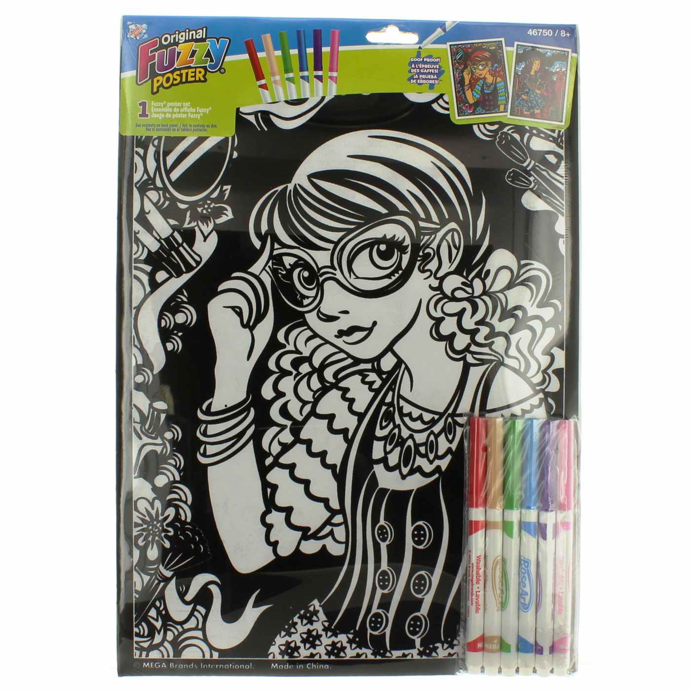 RoseArt Assorted 11" x 15" Fuzzy Posters, Designs May Vary - Shop Kits ...