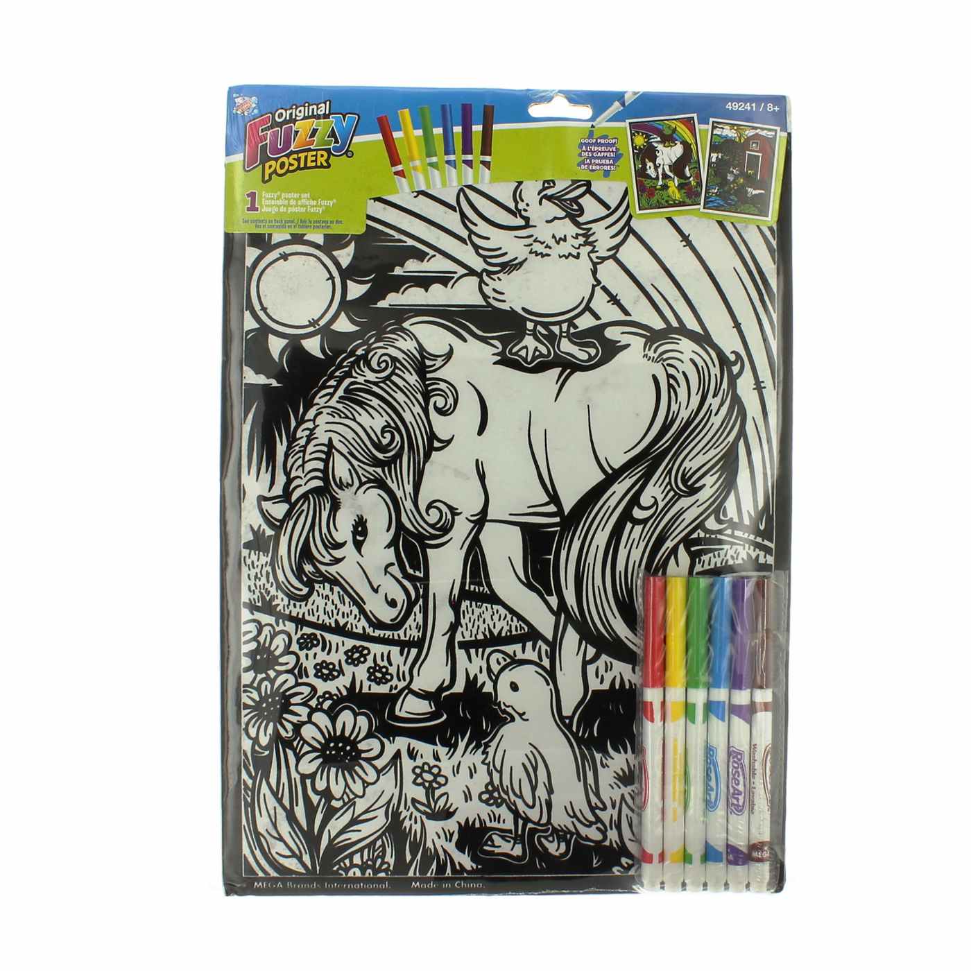 RoseArt Assorted 11" x 15" Fuzzy Posters, Designs May Vary - Shop Kits ...