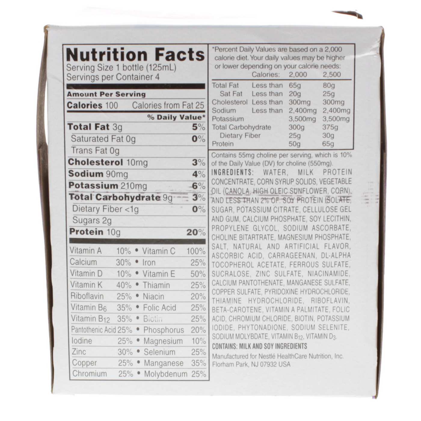 Boost Calorie Smart 100 Calories, Very Vanilla - Shop Diet & fitness at ...