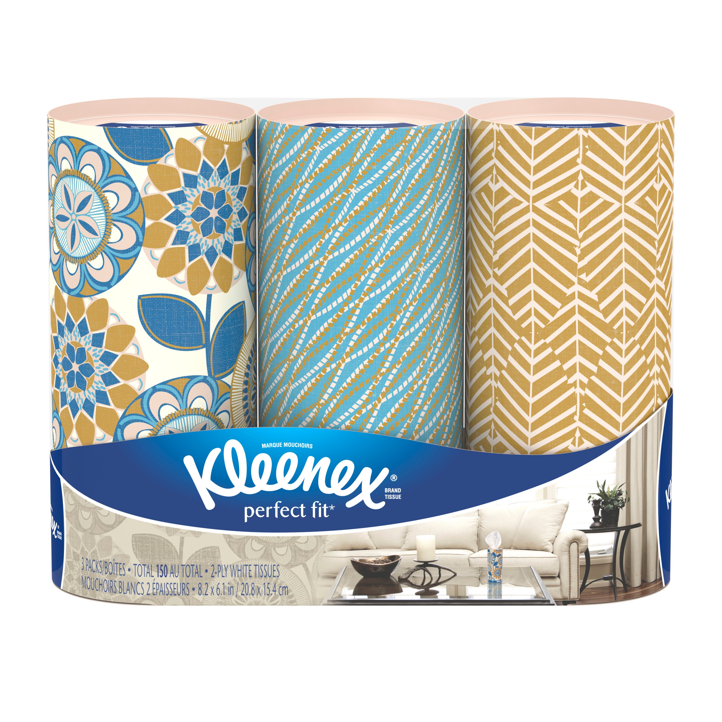 Kleenex Tissues Perfect Fit Canisters - Shop Facial tissue at H-E-B