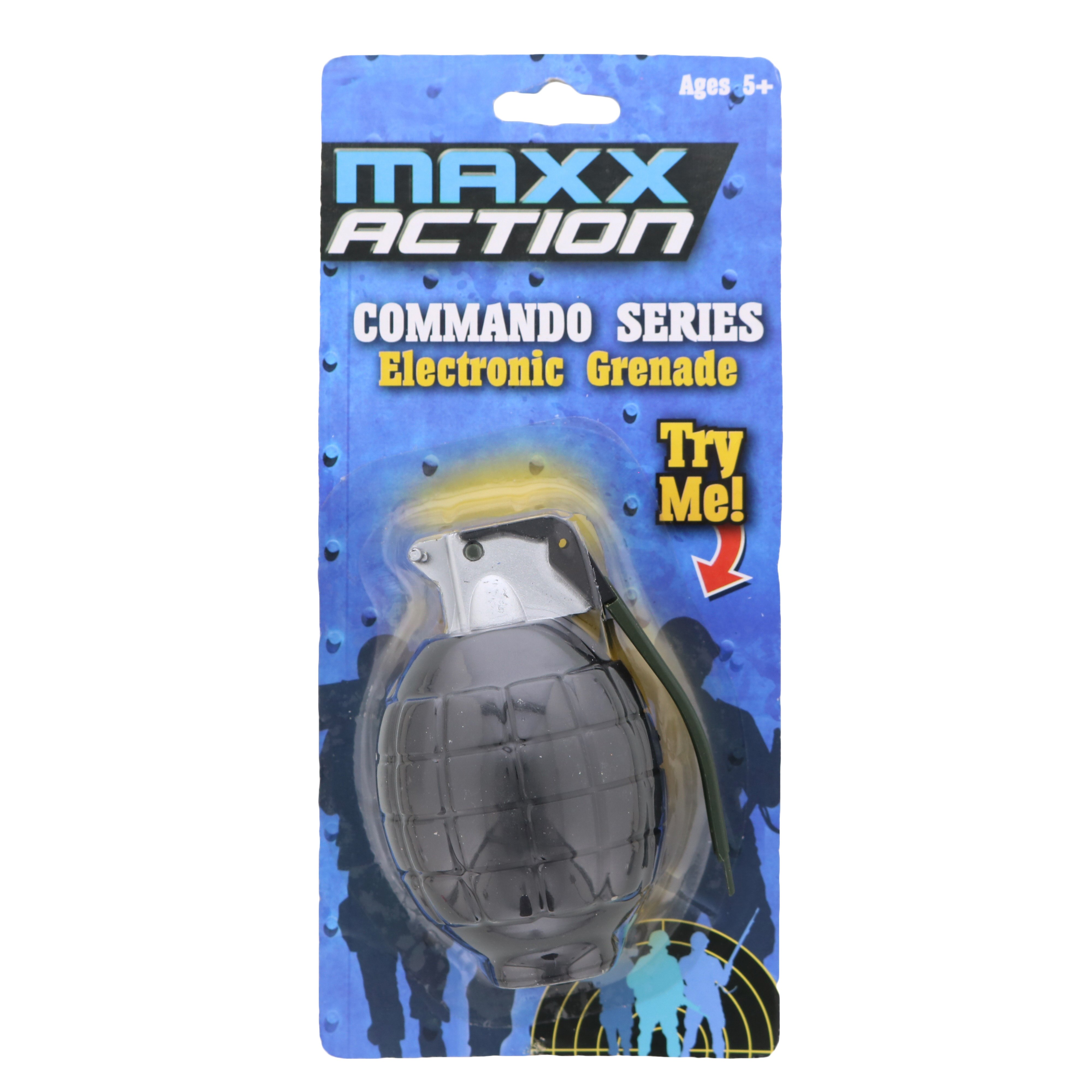 Sunny Days Entertainment Maxx Action Commando Series Electronic Grenade ...