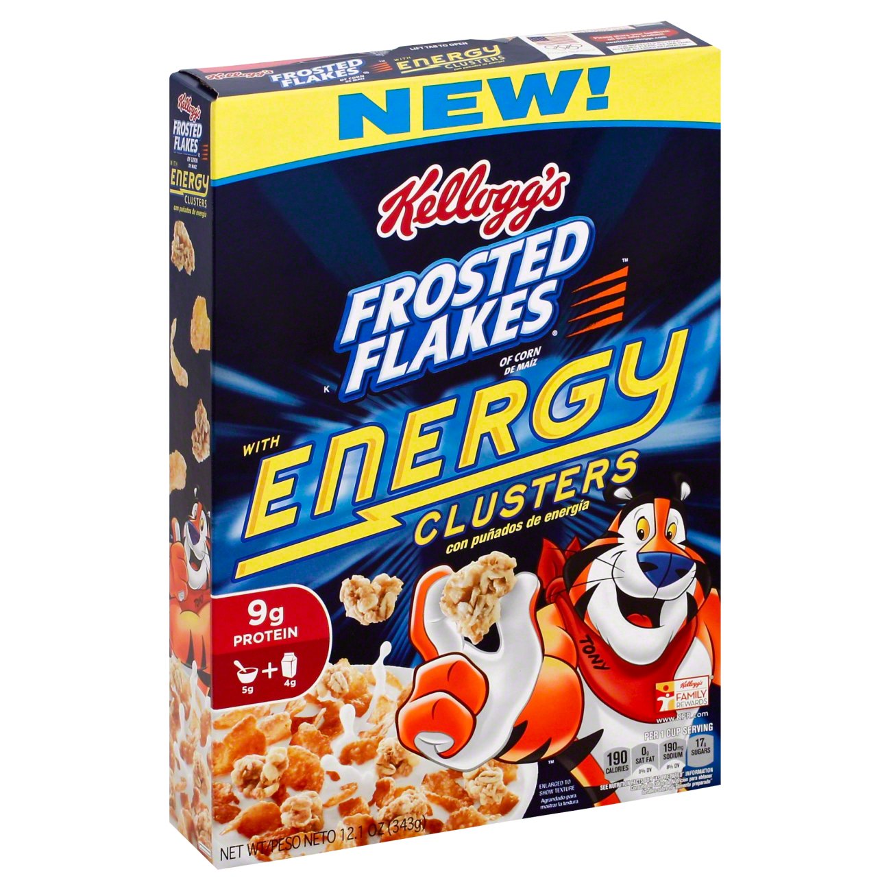 Kellogg's Frosted Flakes Energy Clusters - Shop Snacks & Candy at H-E-B
