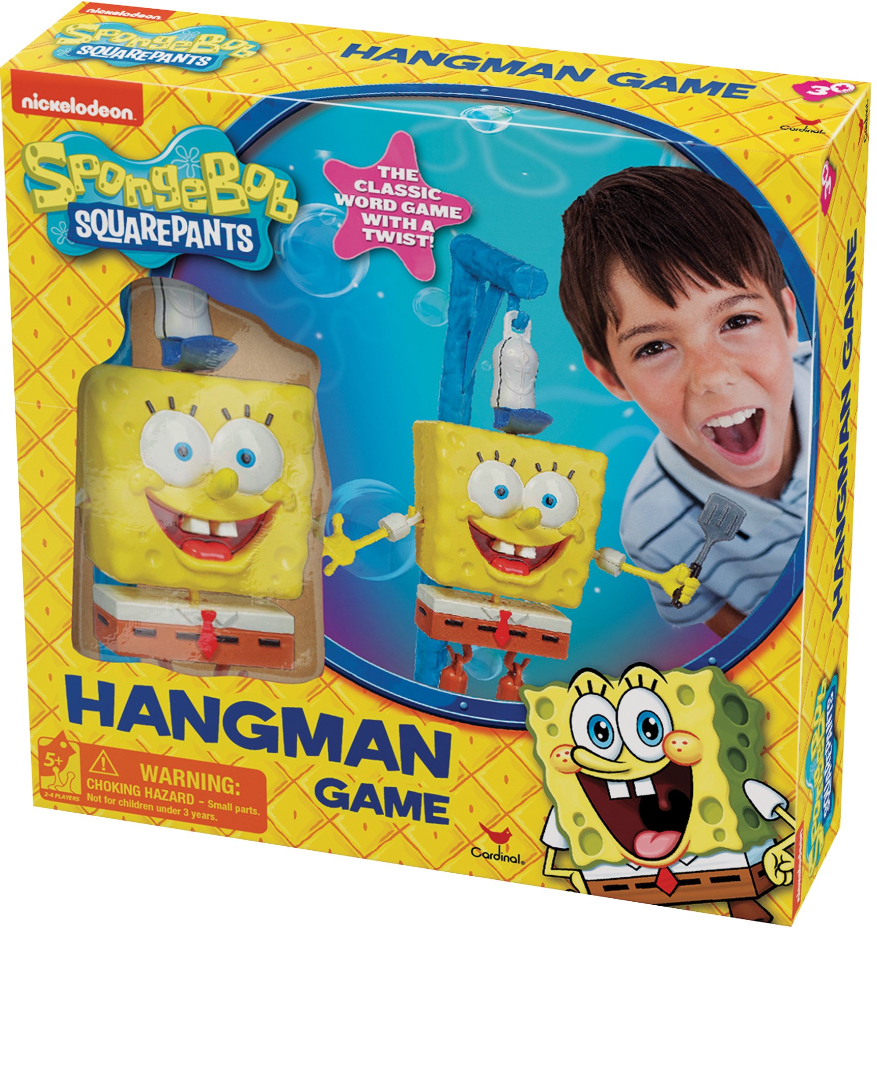 Cardinal Industries SpongeBob Squarepants Hangman Game - Shop Games at ...
