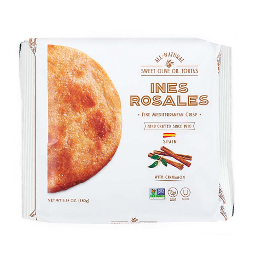 Ines Rosales Sweet Olive Oil Tortas with Cinnamon, 6.3 oz | Central ...