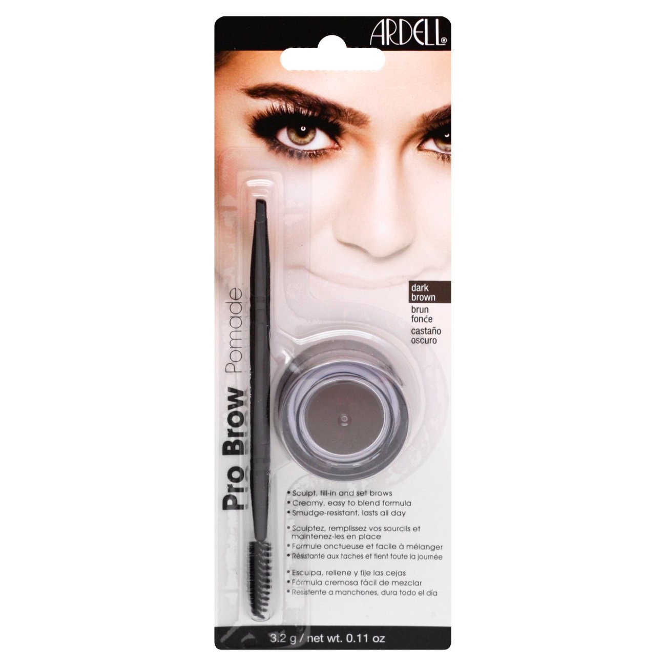 Ardell Brow Pomade With Brush, Dark Brown - Shop Brow pencils & powder ...