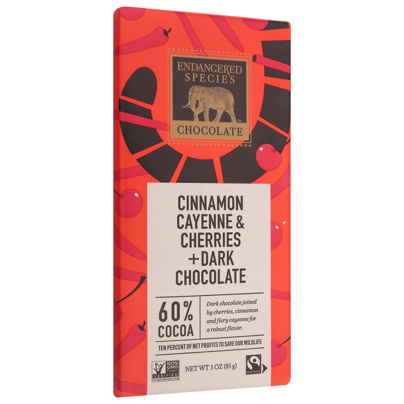 Endangered Species Chocolate Cinnamon, Cayenne & Cherries + Dark ...