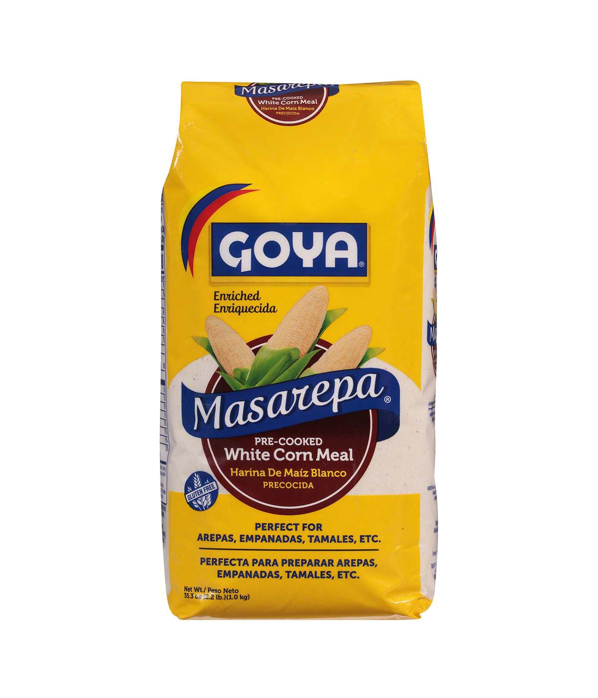 Goya Masarepa Pre-Cooked White Corn Meal - Shop Flour at H-E-B
