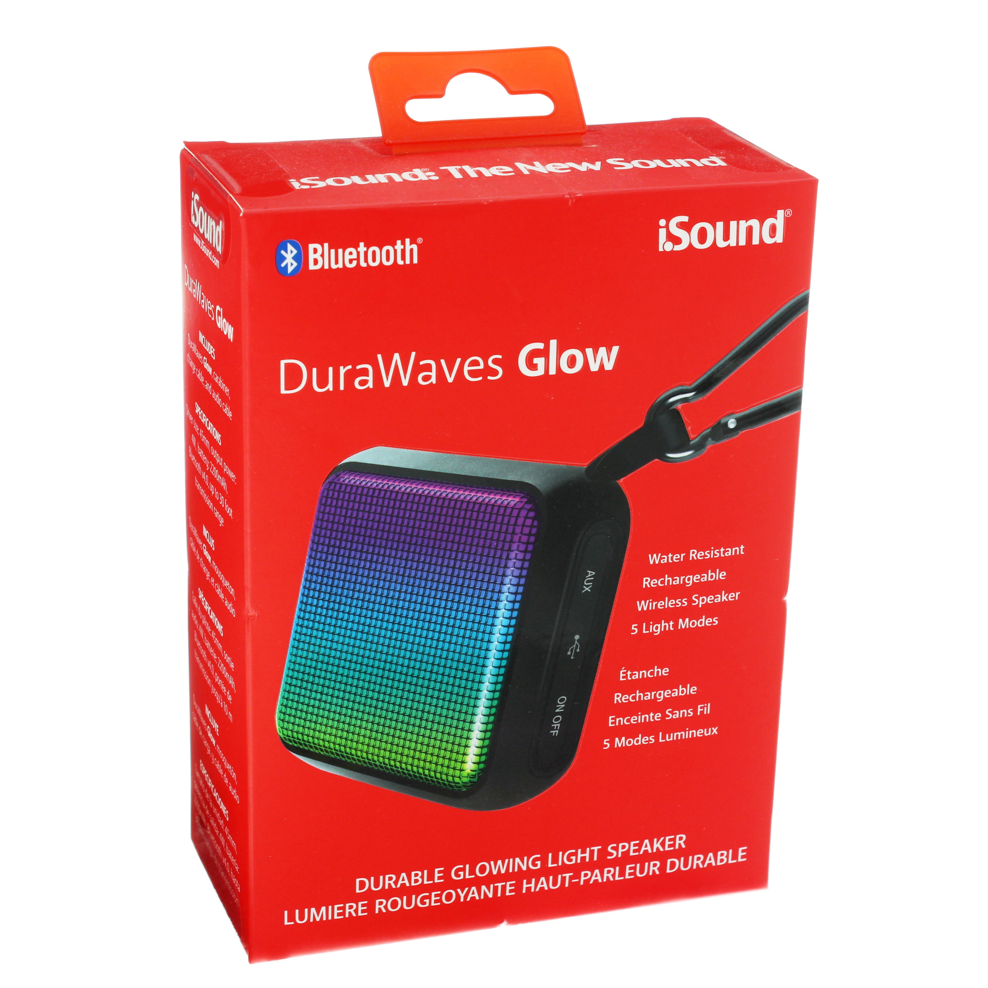 iSound DuraWaves Glow Rechargeable Bluetooth Speaker - Shop Speakers at ...