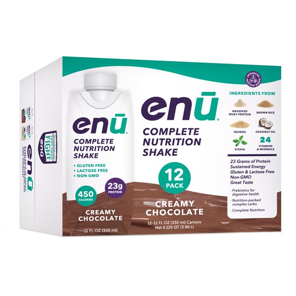 ENU Creamy Chocolate Complete Nutritional Shake 12 pk - Shop Diet ...