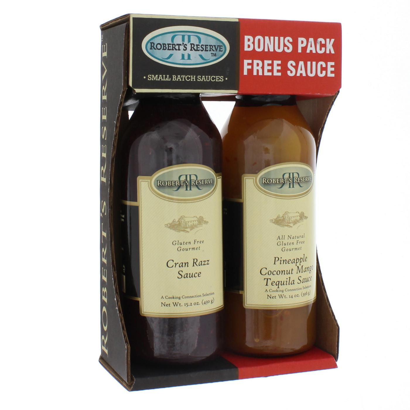 Robert's Reserve Cran Razz & Pineapple, Coconut, Mango Tequila Sauce ...