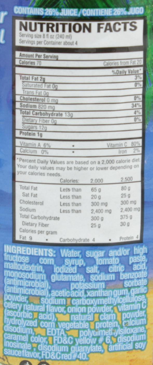 Mega Pacific Mix Clam - Shop Cocktail mixers at H-E-B