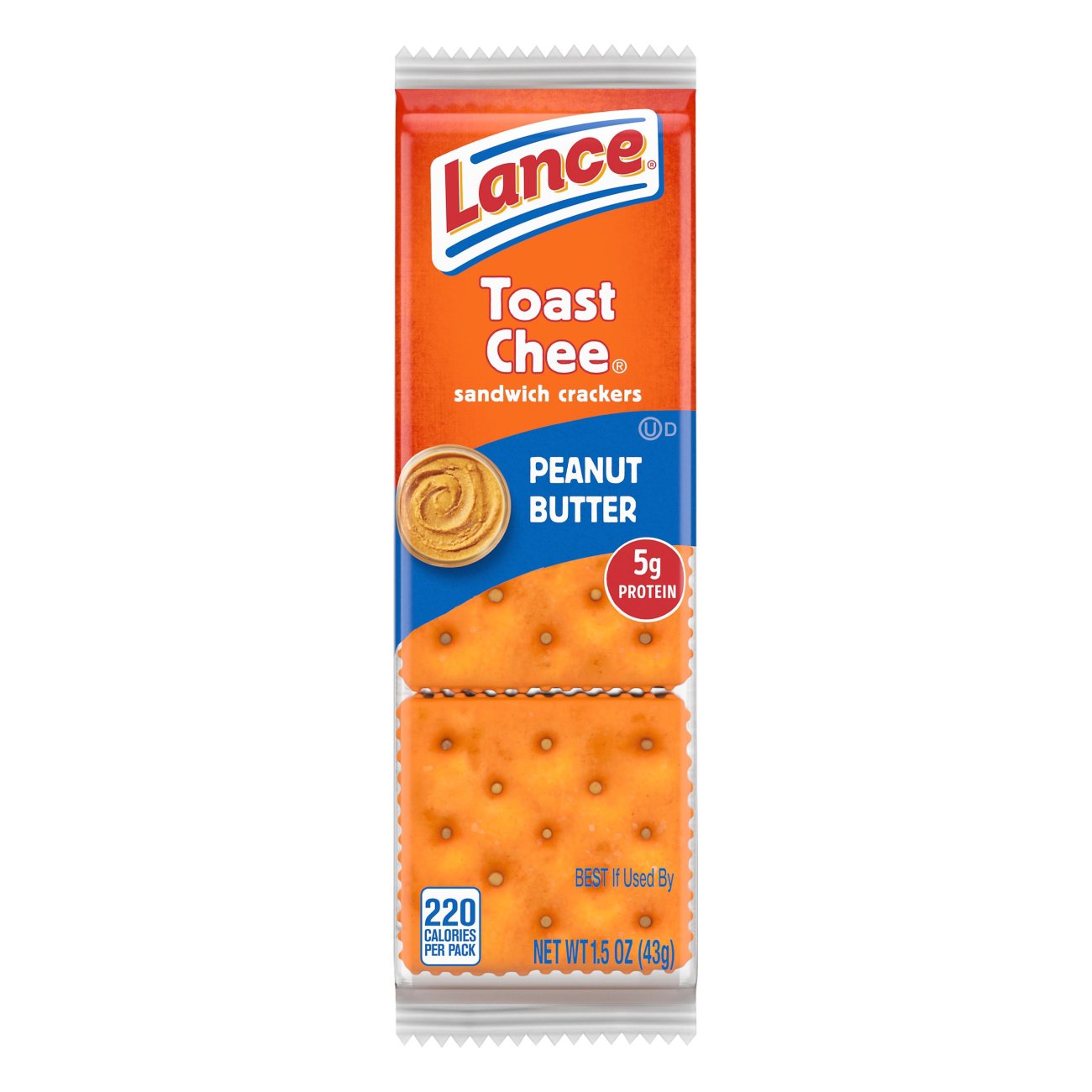 Lance Toast Chee Peanut Butter Single Pack - Shop Crackers ...