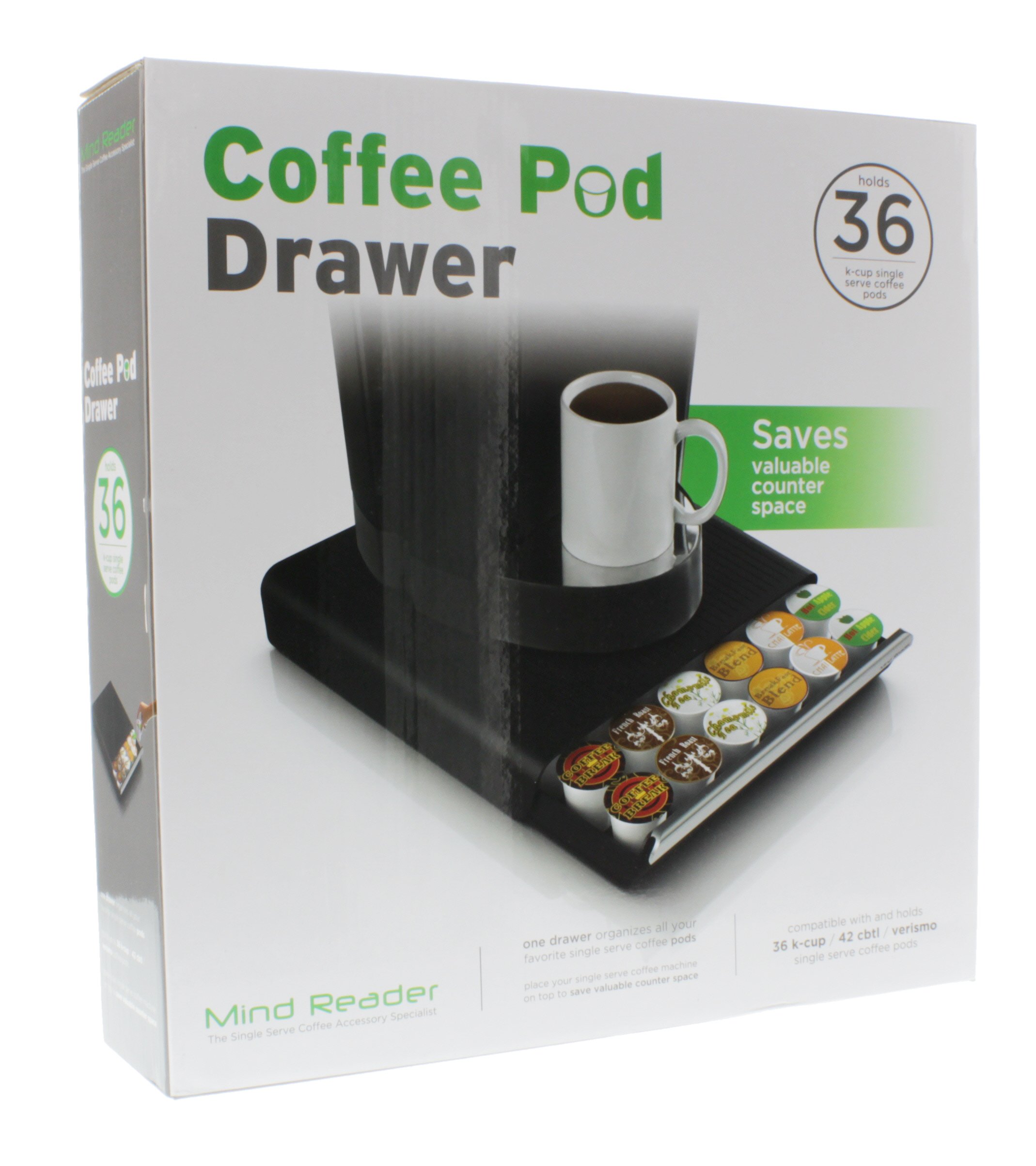 Mind Reader Coffee Pod Drawer Holds 36 K-Cups - Shop Sink & kitchen ...