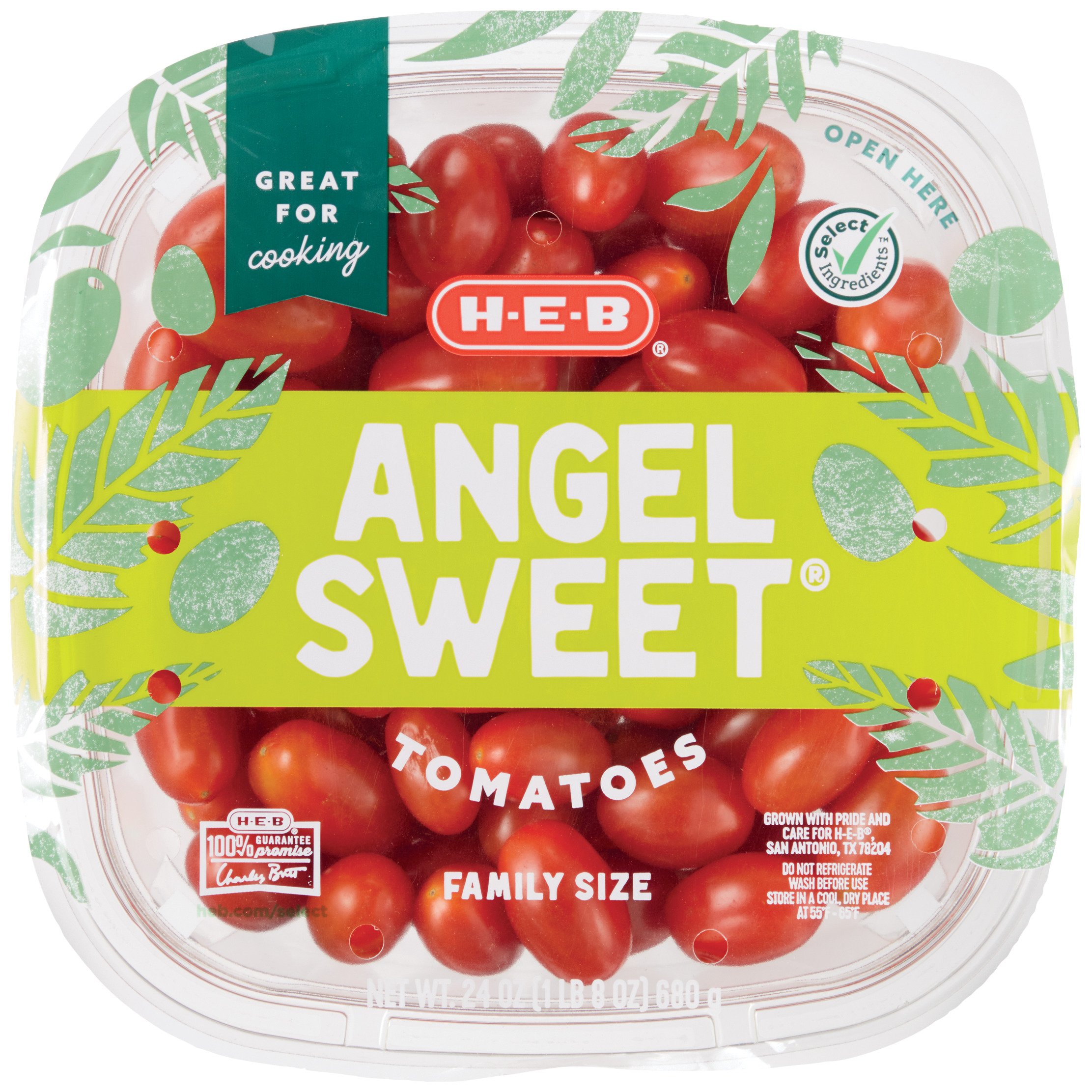 H-E-B Fresh Angel Sweet Tomatoes - Family-Size - Shop Tomatoes at H-E-B