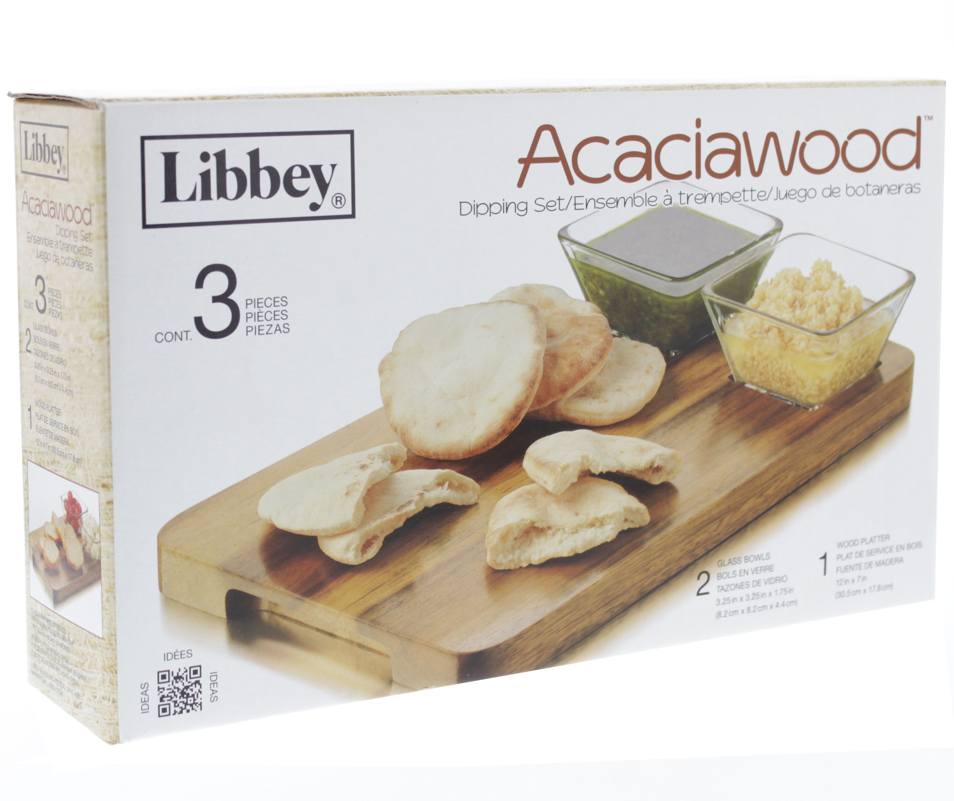 Libbey Acacia Square Dipping Set - Shop Serving Dishes at H-E-B