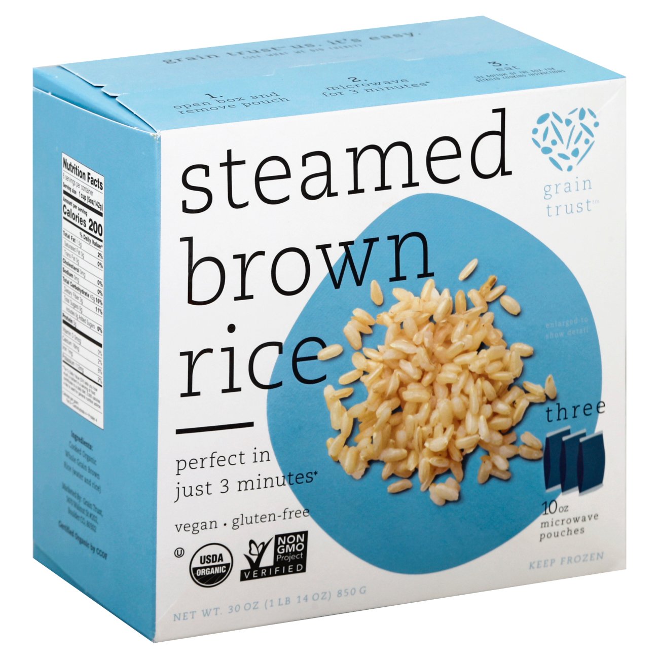 Steamed Brown Rice