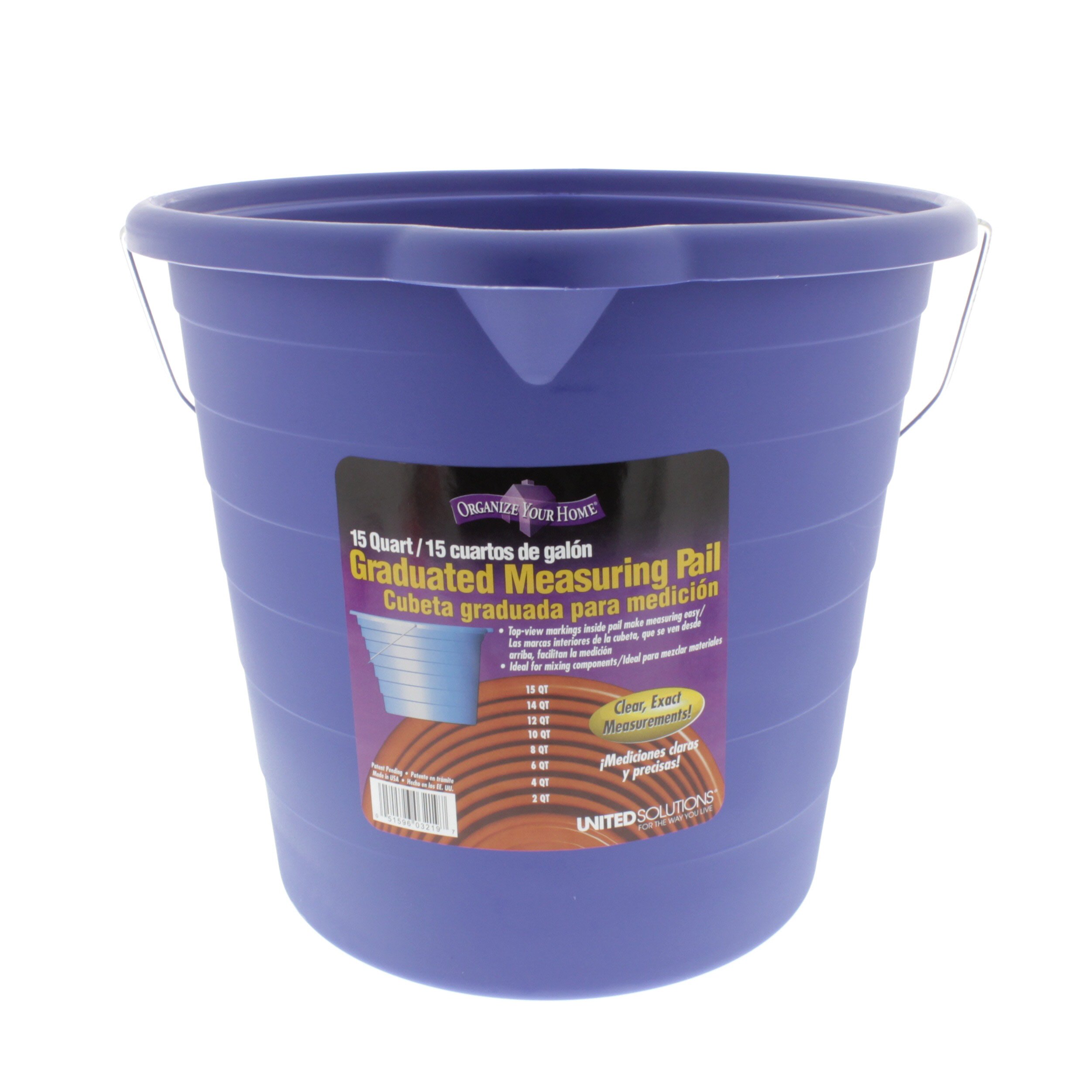 United Solutions 15 qt Graduated Measuring Pail - Shop Buckets ...