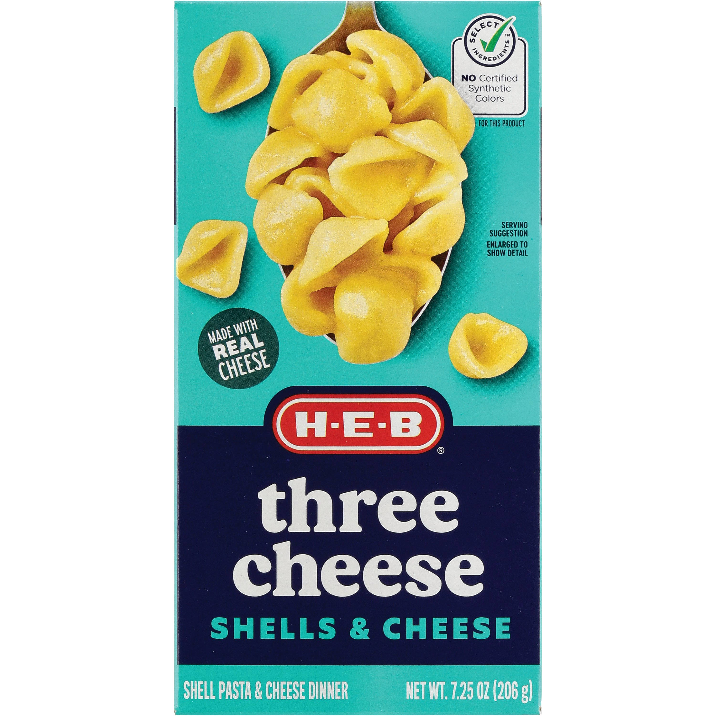 H-E-B Three Cheese & Shells Macaroni & Cheese - Shop Pantry meals at H-E-B