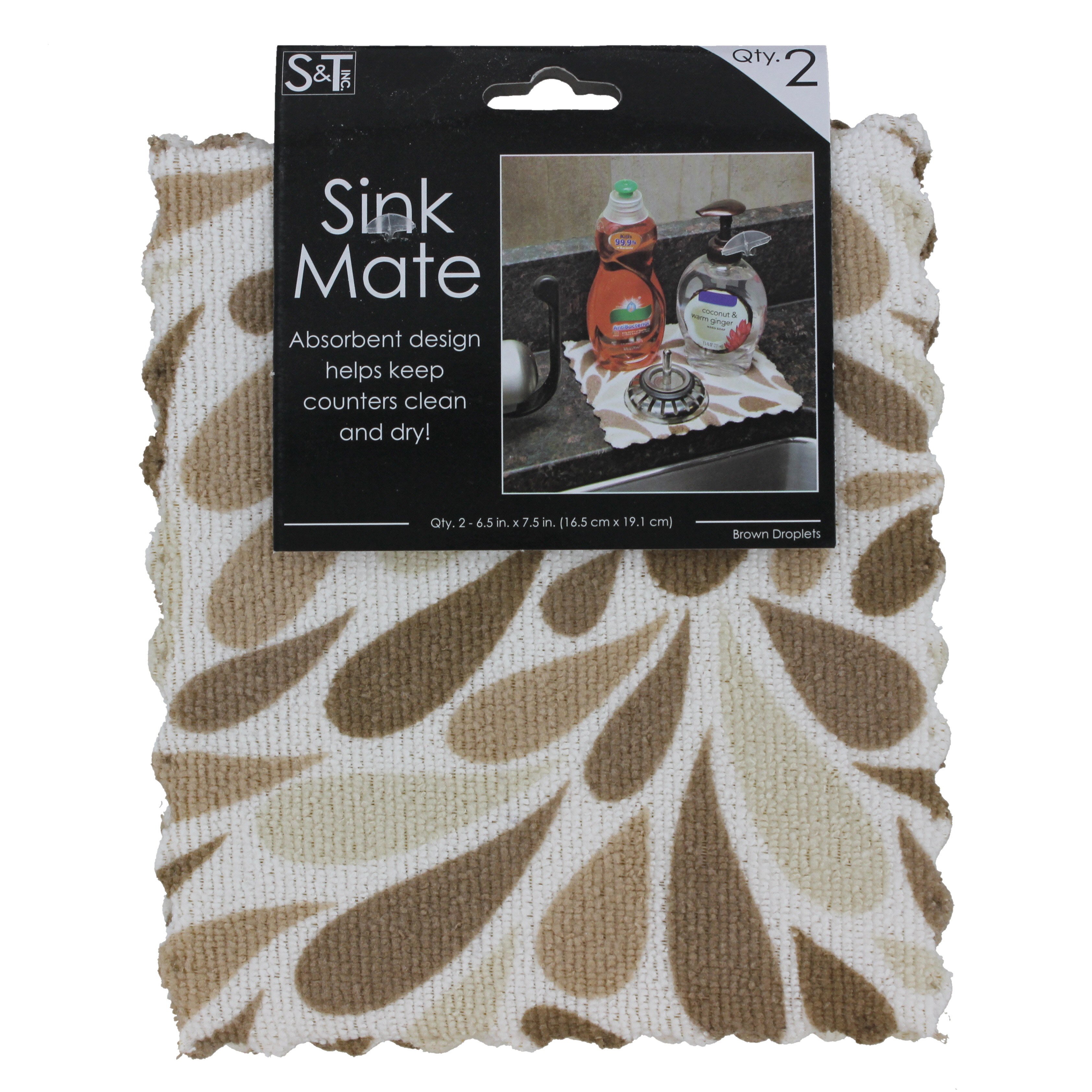 Schroeder & Tremayne Sink Mates 6.5x7.5 in - Shop Kitchen linens at H-E-B