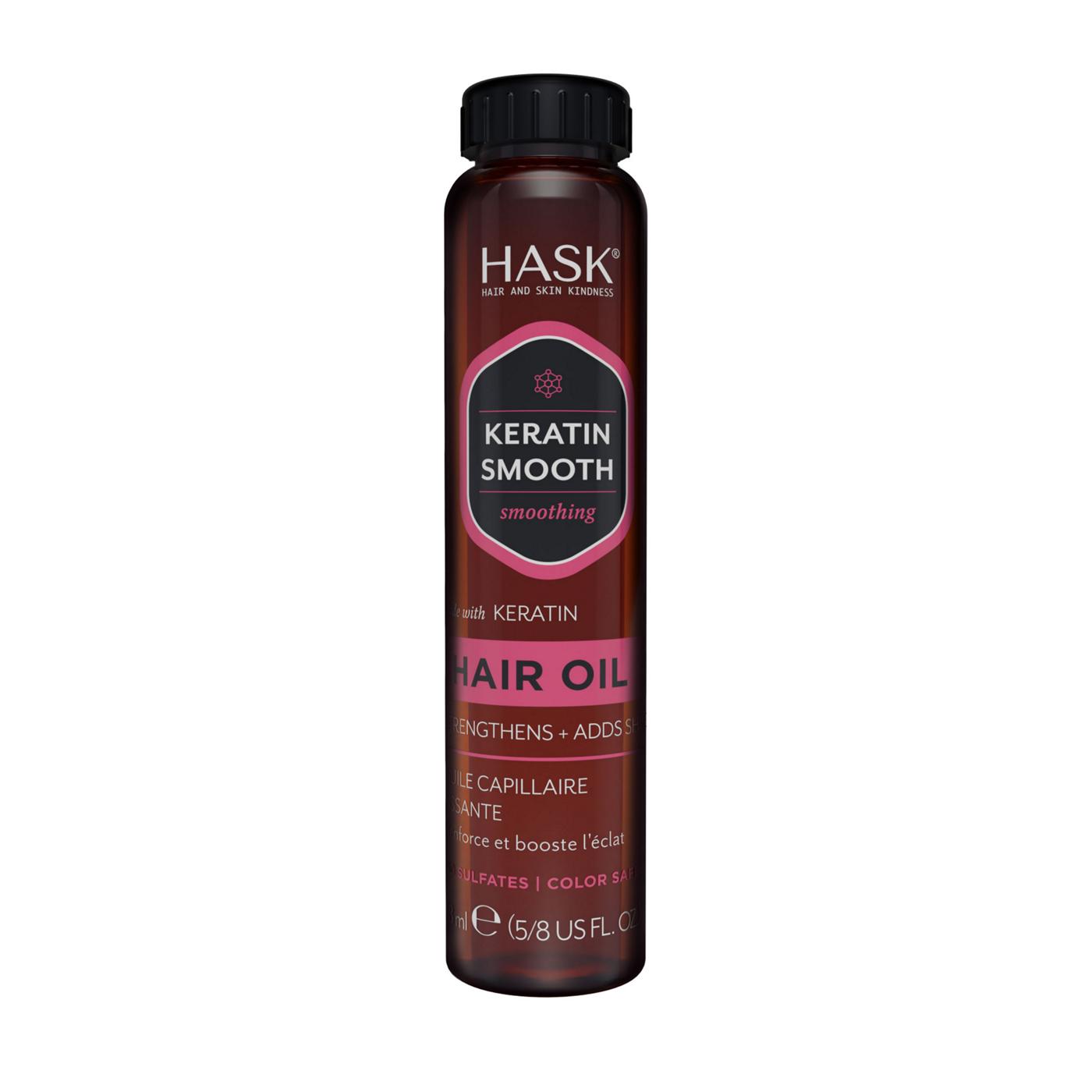 HASK Keratin Smoothing Hair Oil - Shop Styling products & treatments at ...