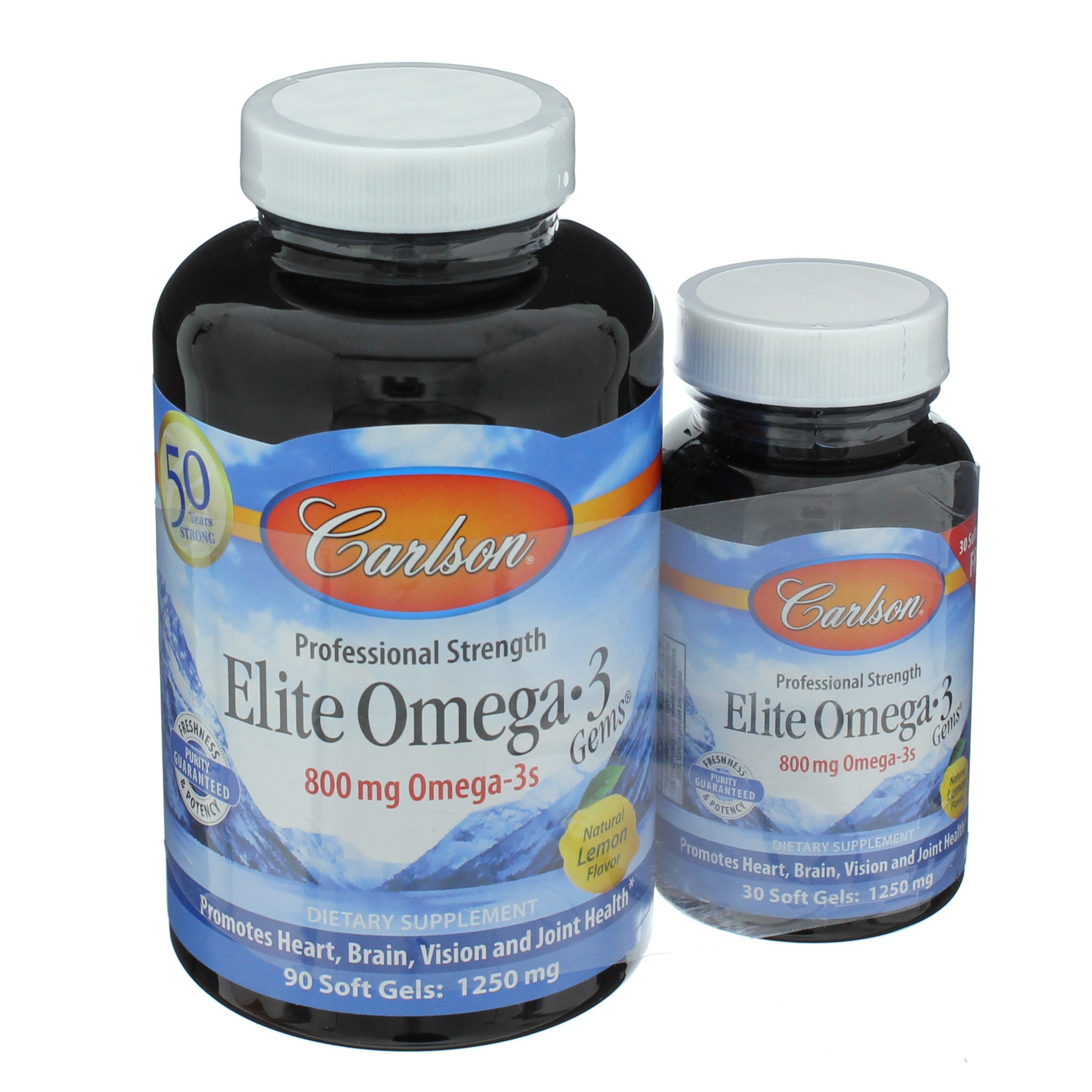 Carlson Elite Omega-3 Gems Soft Gels, 120 CT | Central Market - Really ...