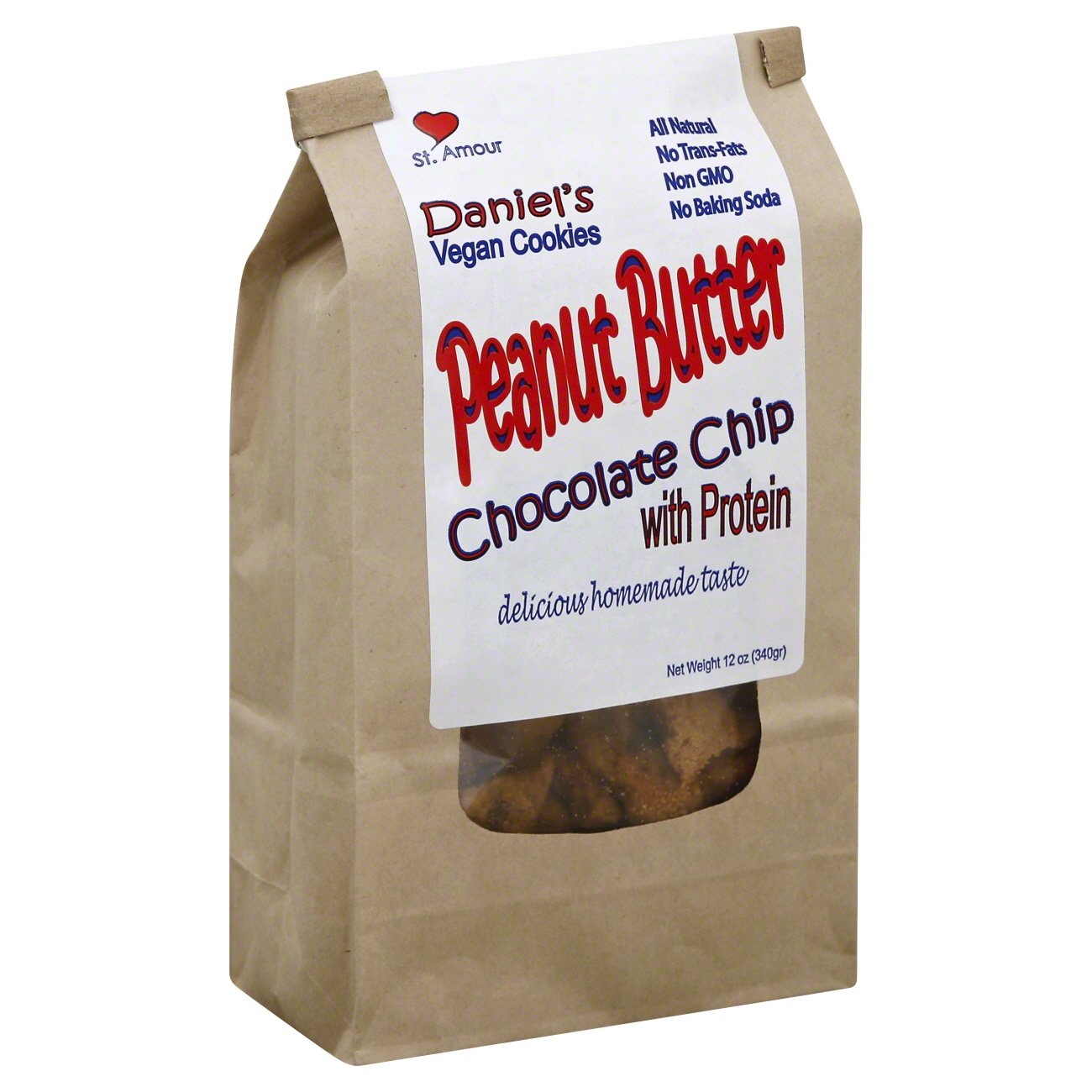Daniel's Vegan Cookies Peanut Butter Chocolate Chip - Shop Cookies at H-E-B