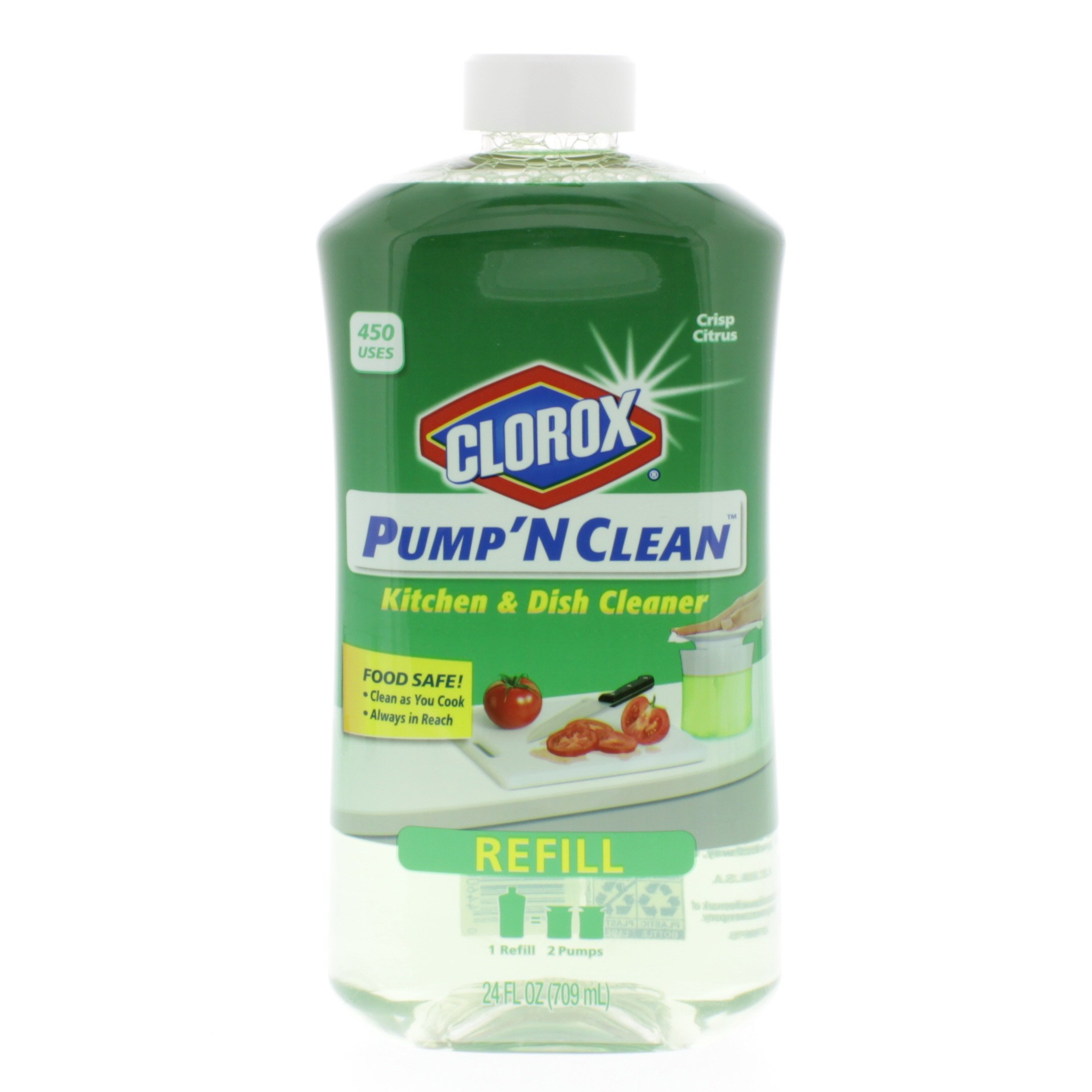 Clorox Pump N Clean Kitchen & Dish Cleaner Refill, Citrus - Shop All ...