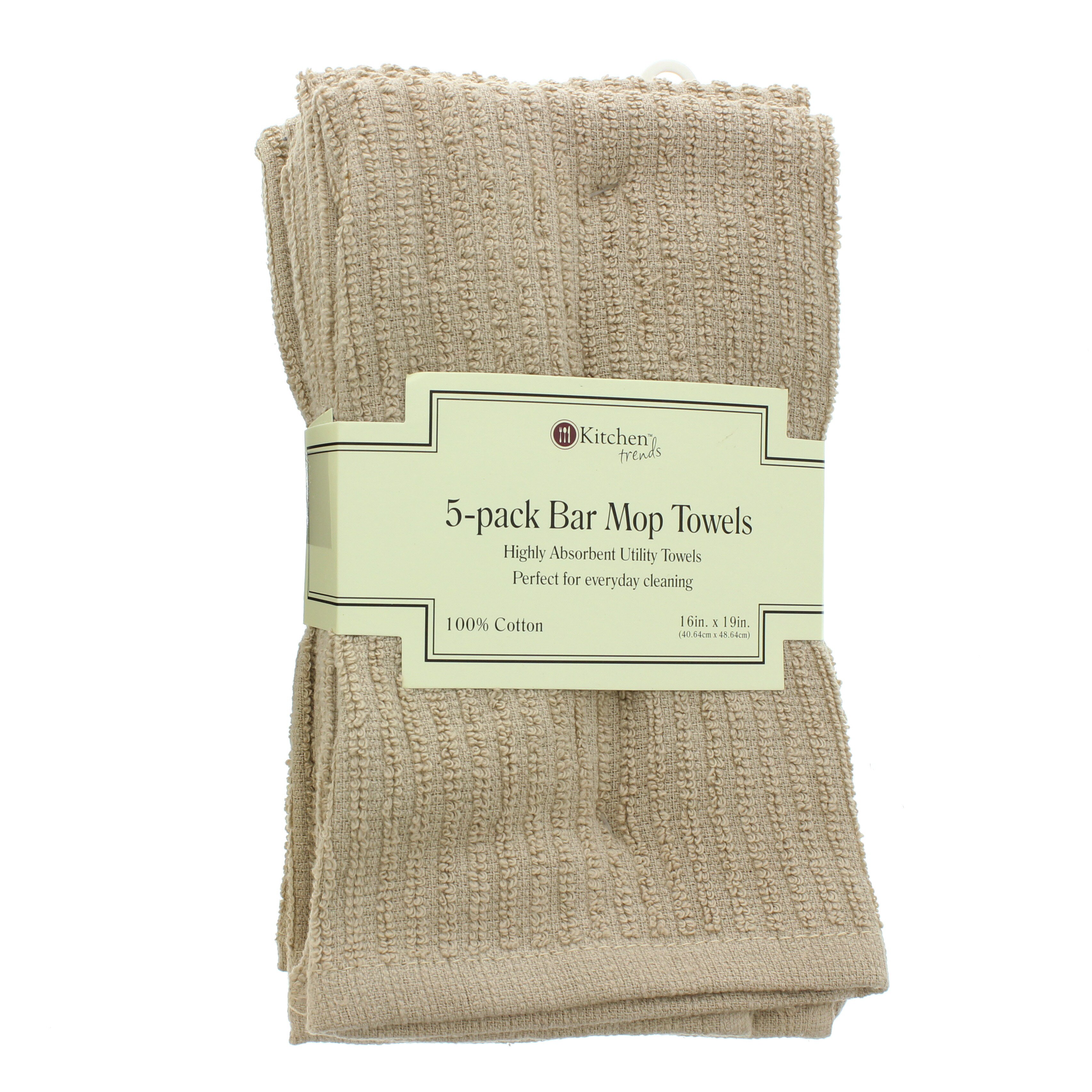 Kitchen Trends Tan Bar Mop Towels - Shop Kitchen linens at H-E-B