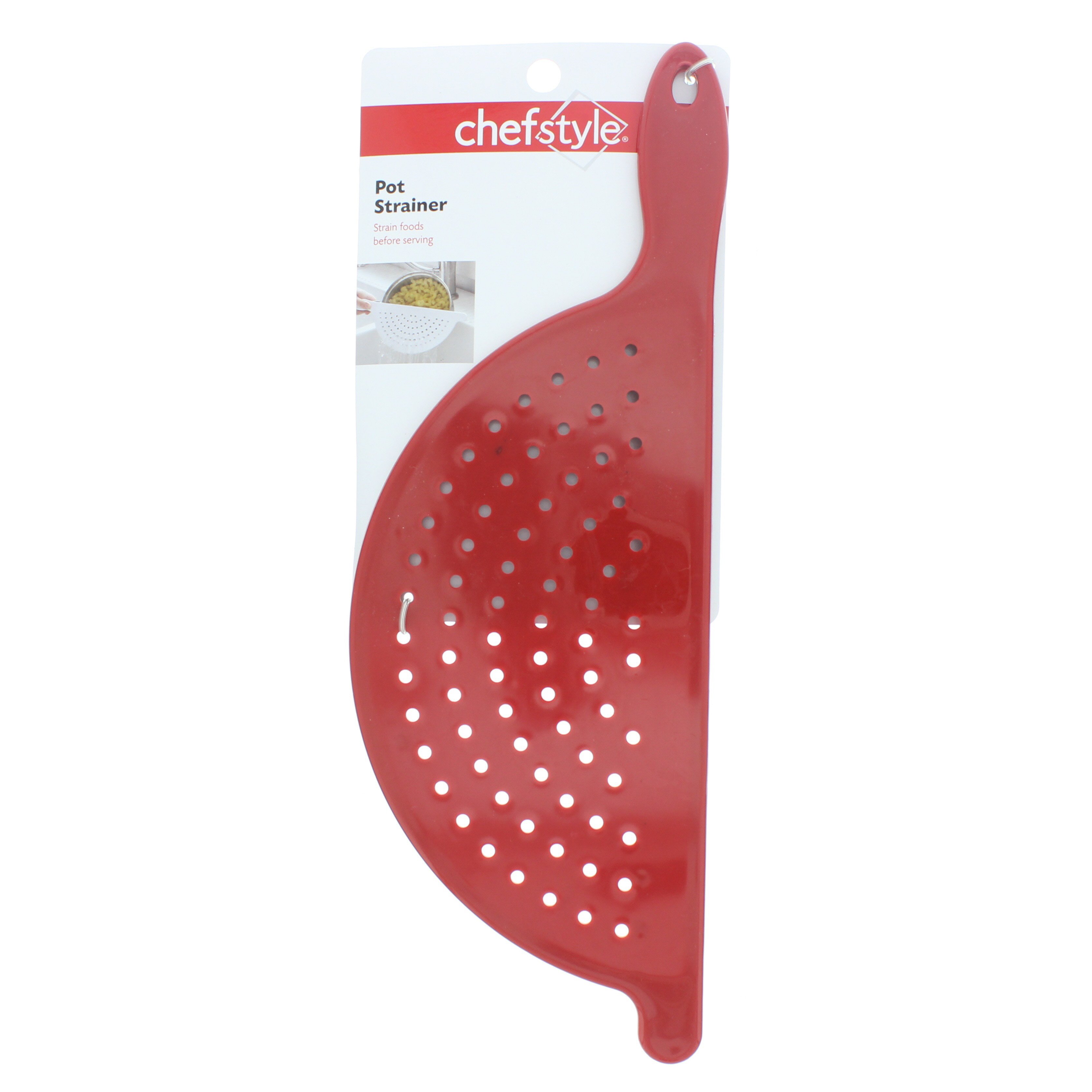 chefstyle Red Plastic Pot Strainer - Shop Kitchen & Dining at H-E-B