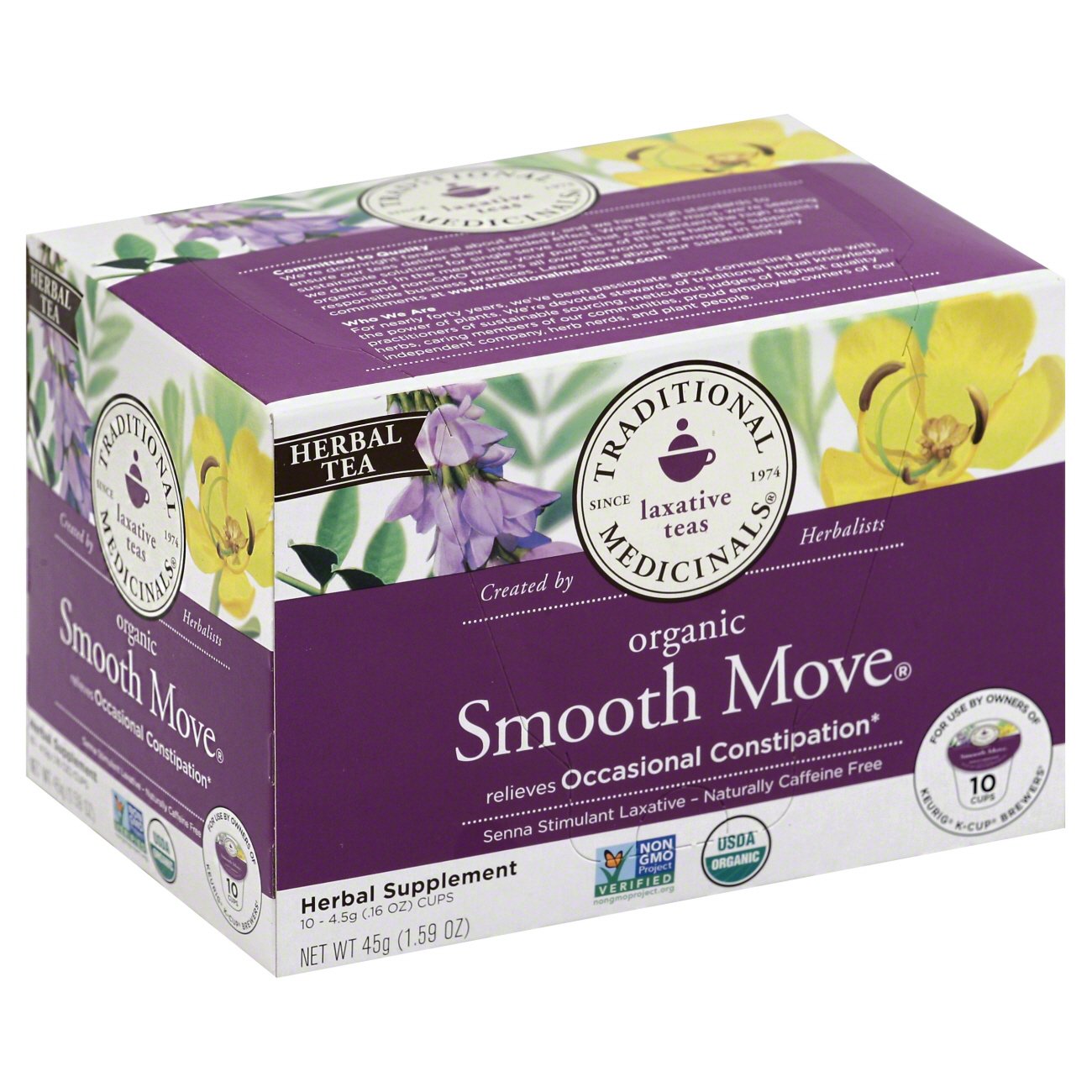 Traditional Medicinals Smooth Move Tea Single Serve Cups - Shop Tea at ...