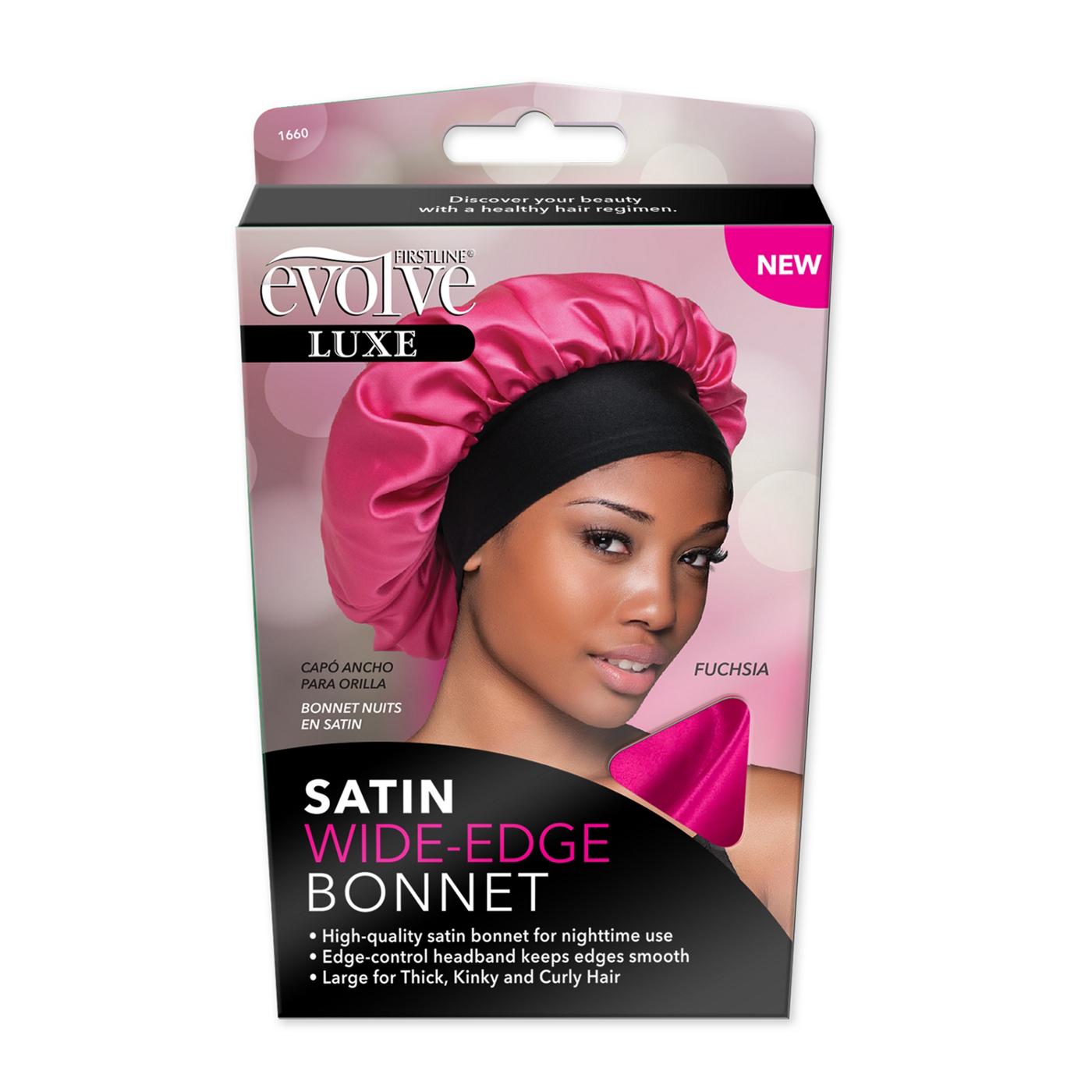 Evolve Satin Wide-Edge Bonnet - Fuchsia - Shop Hair accessories at H-E-B