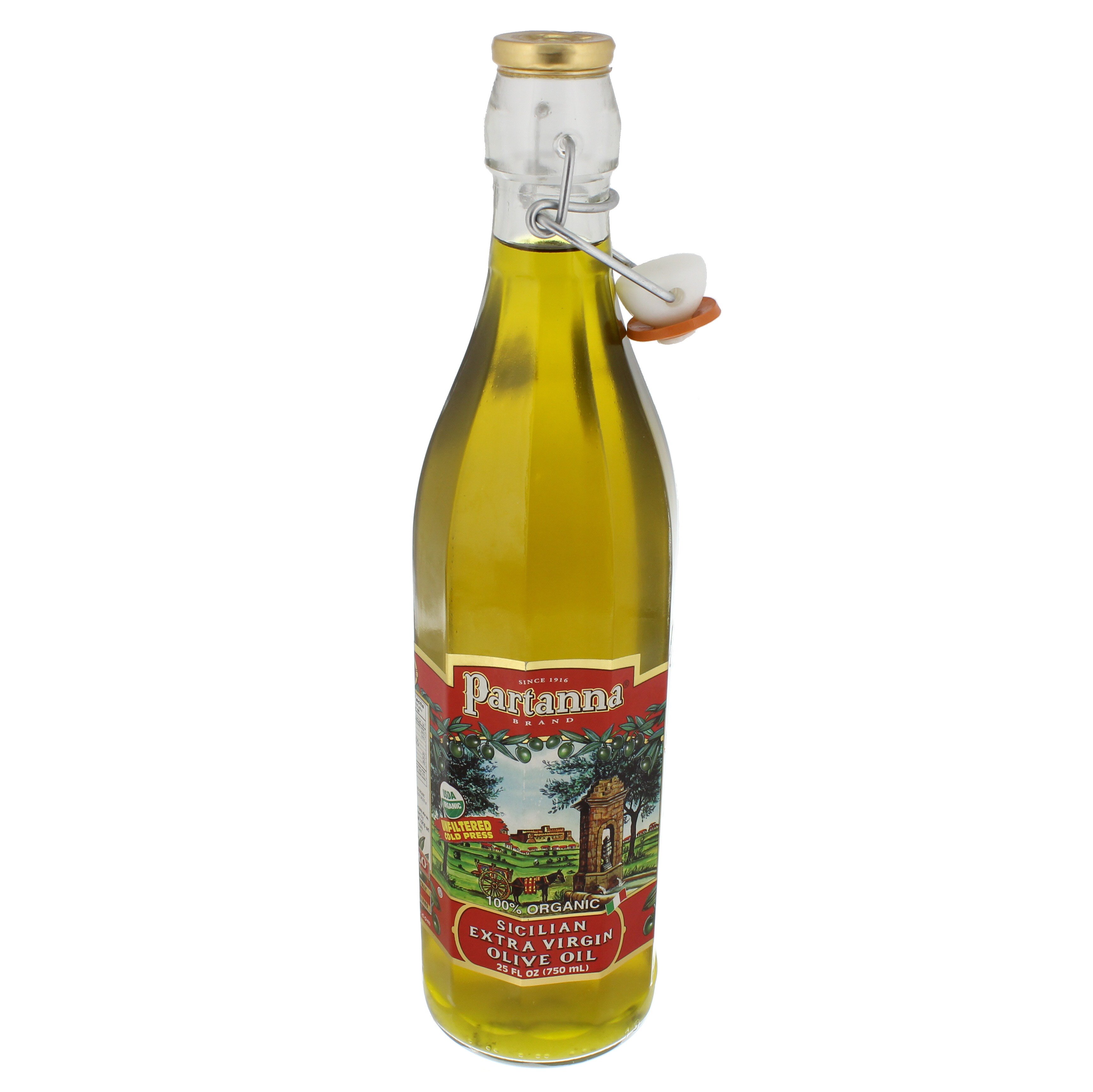 Partanna Organic Sicilian Extra Virgin Olive Oil - Shop Dressing, Oil ...