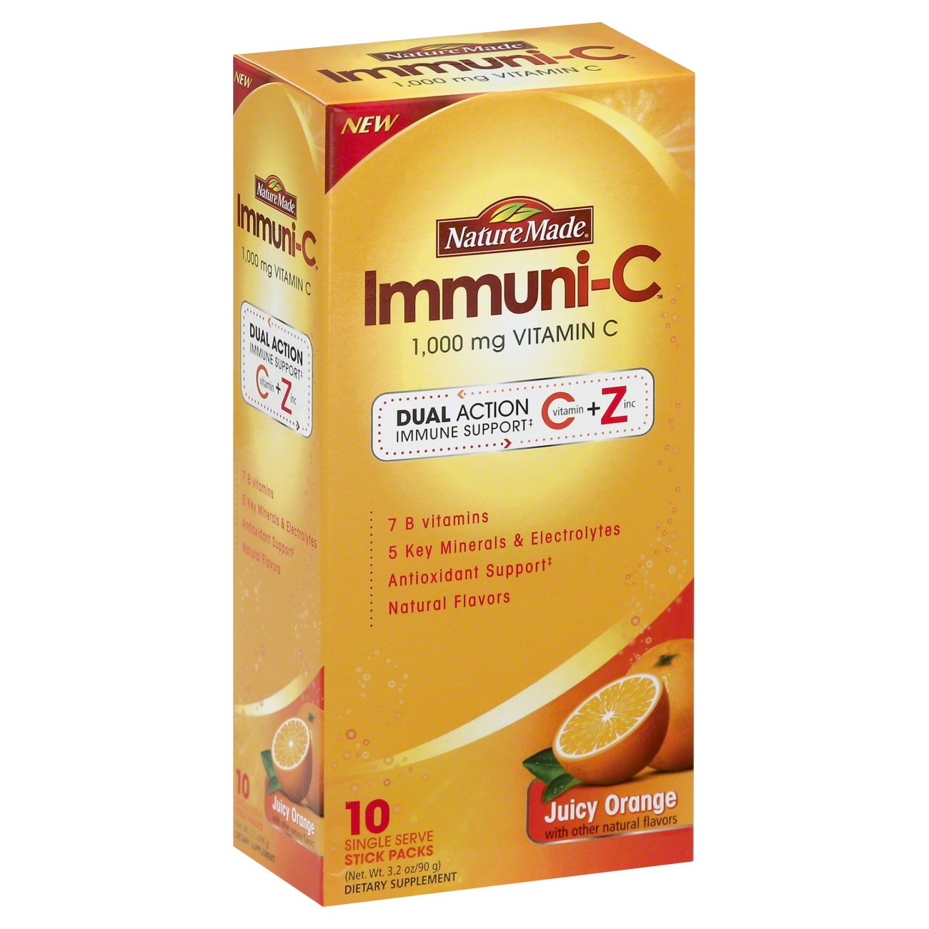 Nature Made Immuni-C Vitamin C, Orange - Shop Vitamins A-Z at H-E-B