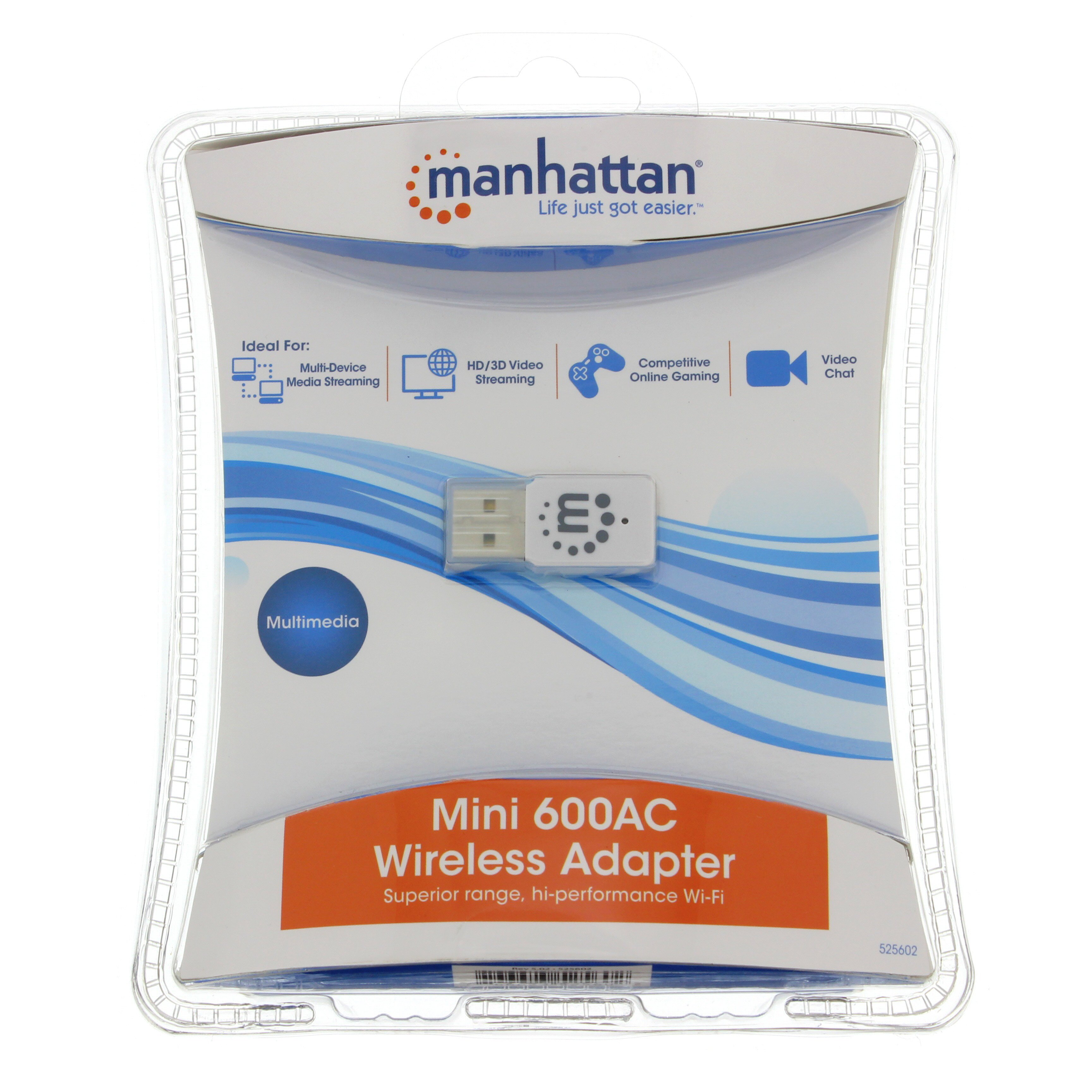 Manhattan Mini AC600 Dual-Band Wireless Adapter - Shop Connection ...