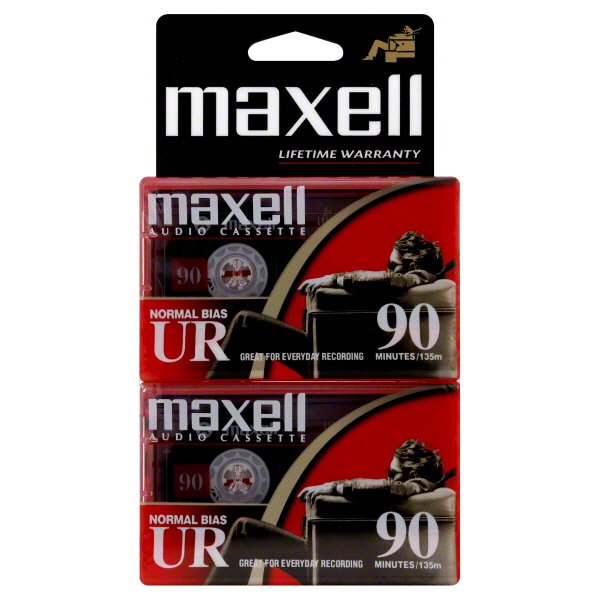 Maxell Ur-90 90 Minute Cassette Tape - Shop Maxell Ur-90 90 Minute ...