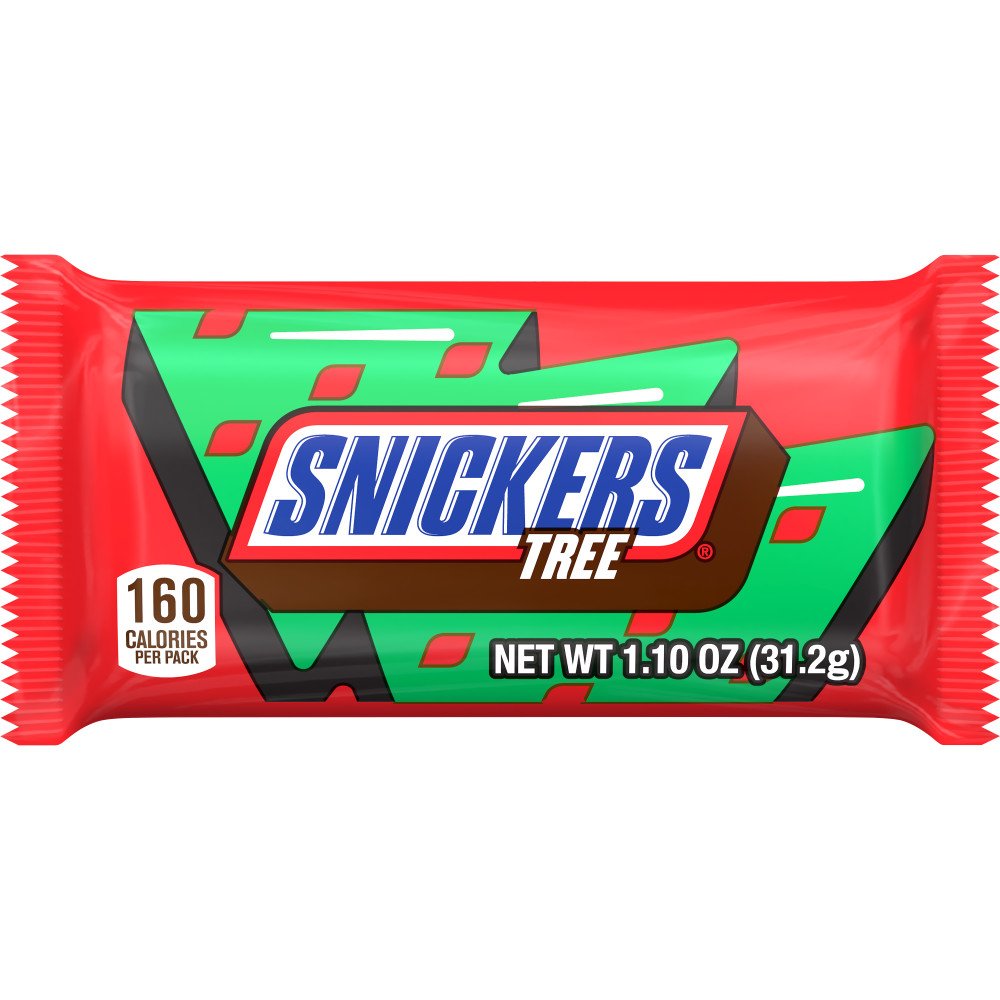 Snickers Tree Chocolate Holiday Candy Bar - Shop Candy at H-E-B