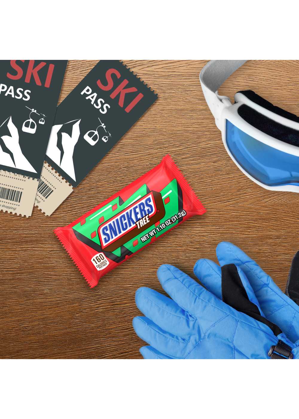 Snickers Tree Chocolate Holiday Candy Bar - Shop Candy at H-E-B