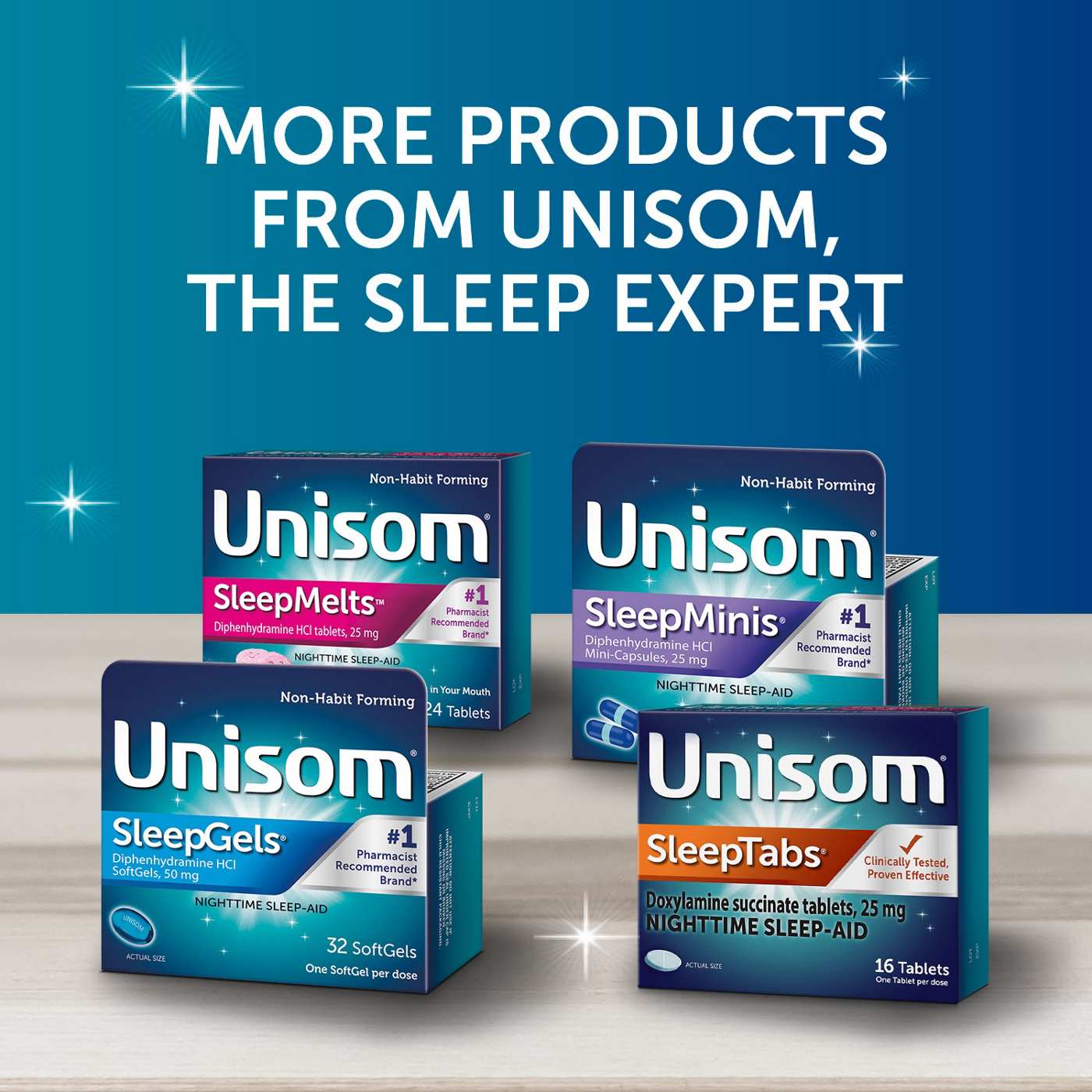 Unisom SleepTabs Nighttime Sleep-Aid Tablets - Shop Sleep & snoring ...