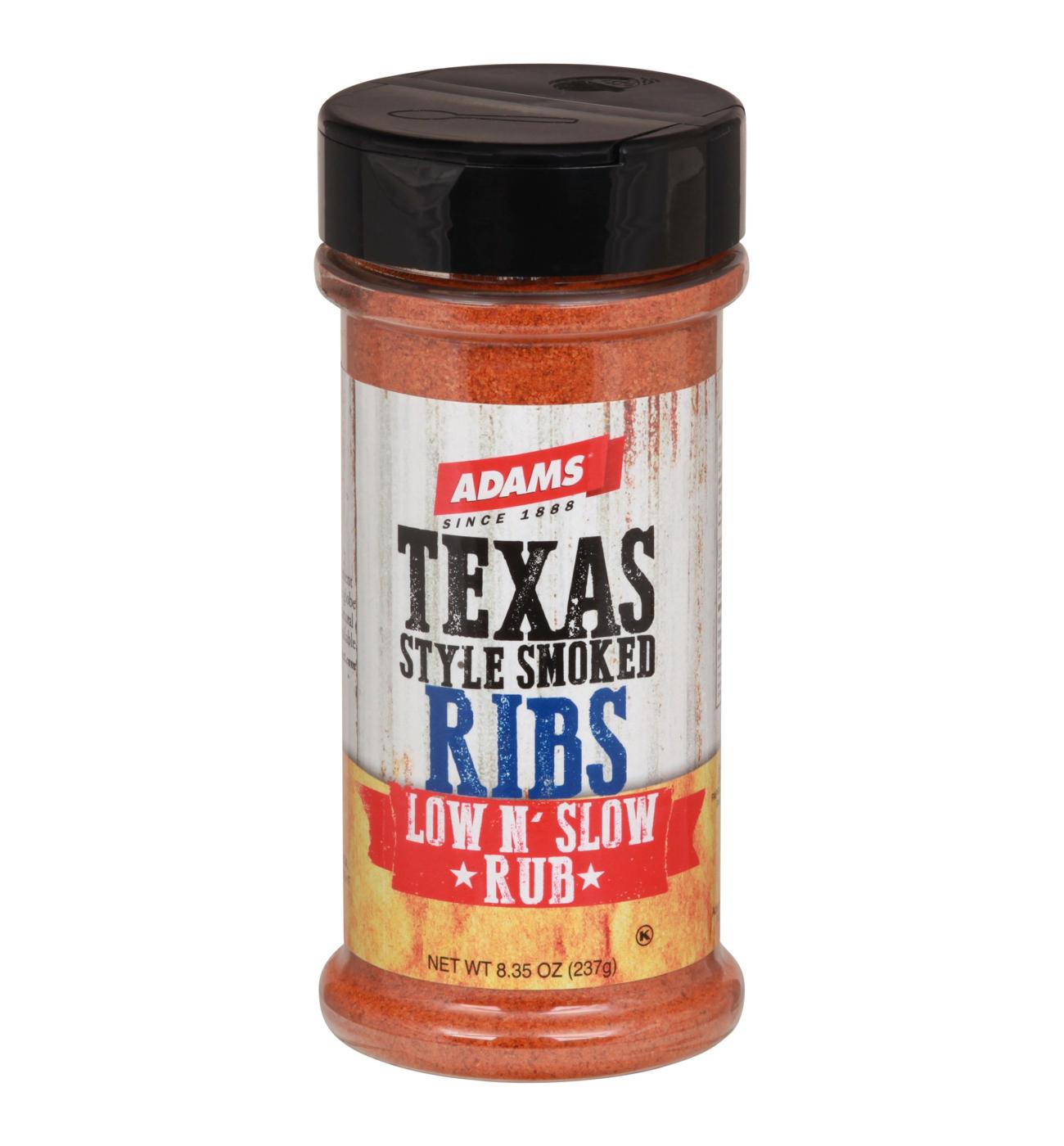 Adams Texas Style Smoked Ribs Rub - Shop Spice mixes at H-E-B