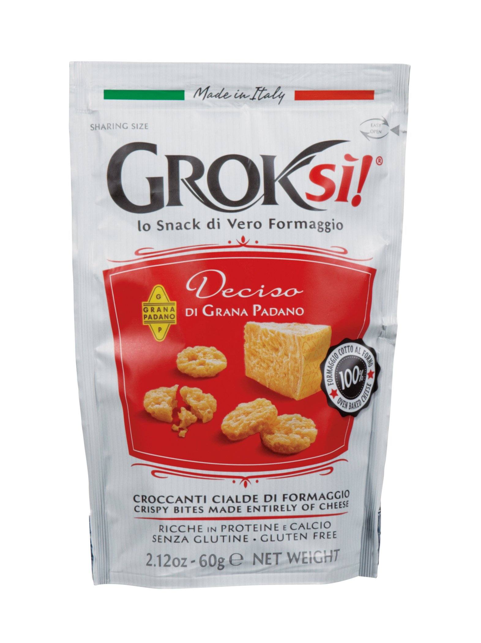 Groksi! Deciso Real Cheese Turns Snack - Shop Crackers & Breadsticks at ...