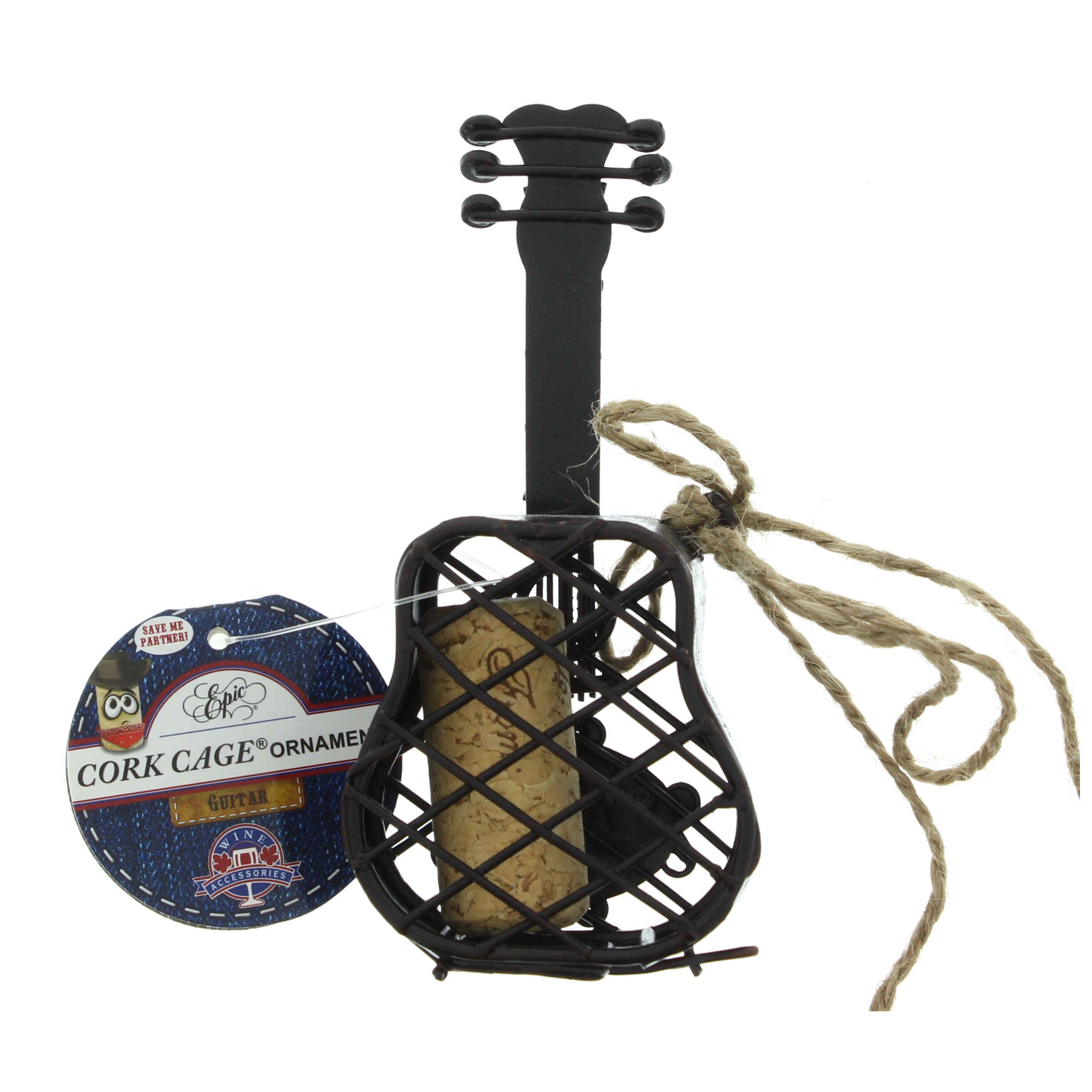 Epic Products Mini Cork Cage Guitar Ornament - Shop Bar tools at H-E-B
