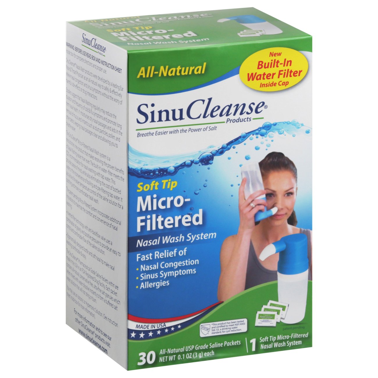 SinuCleanse Micro Filtered Nasal Wash System - Shop Sinus & allergy at ...