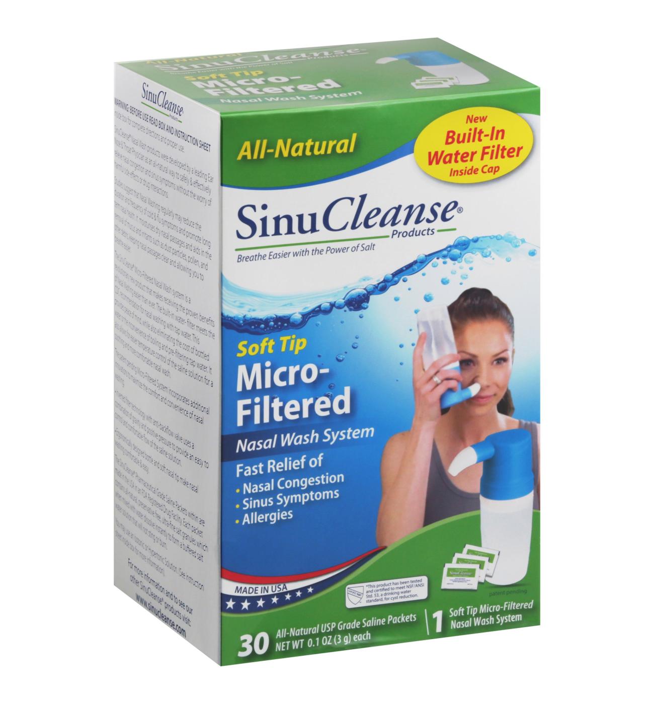 SinuCleanse Micro Filtered Nasal Wash System - Shop Sinus & allergy at ...