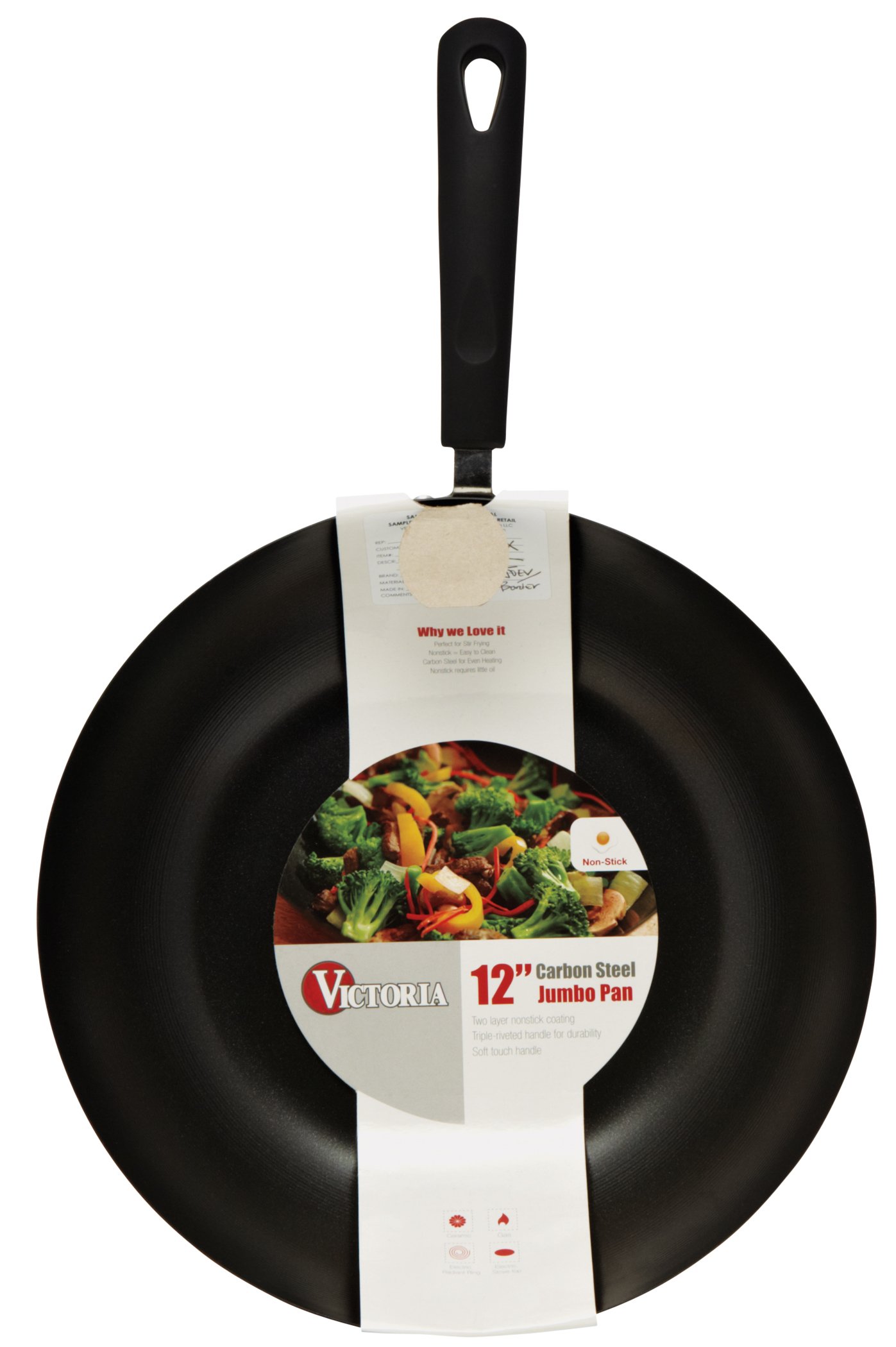 Victoria 12 Inch Nonstick Wok Pan - Shop Frying pans & griddles at H-E-B