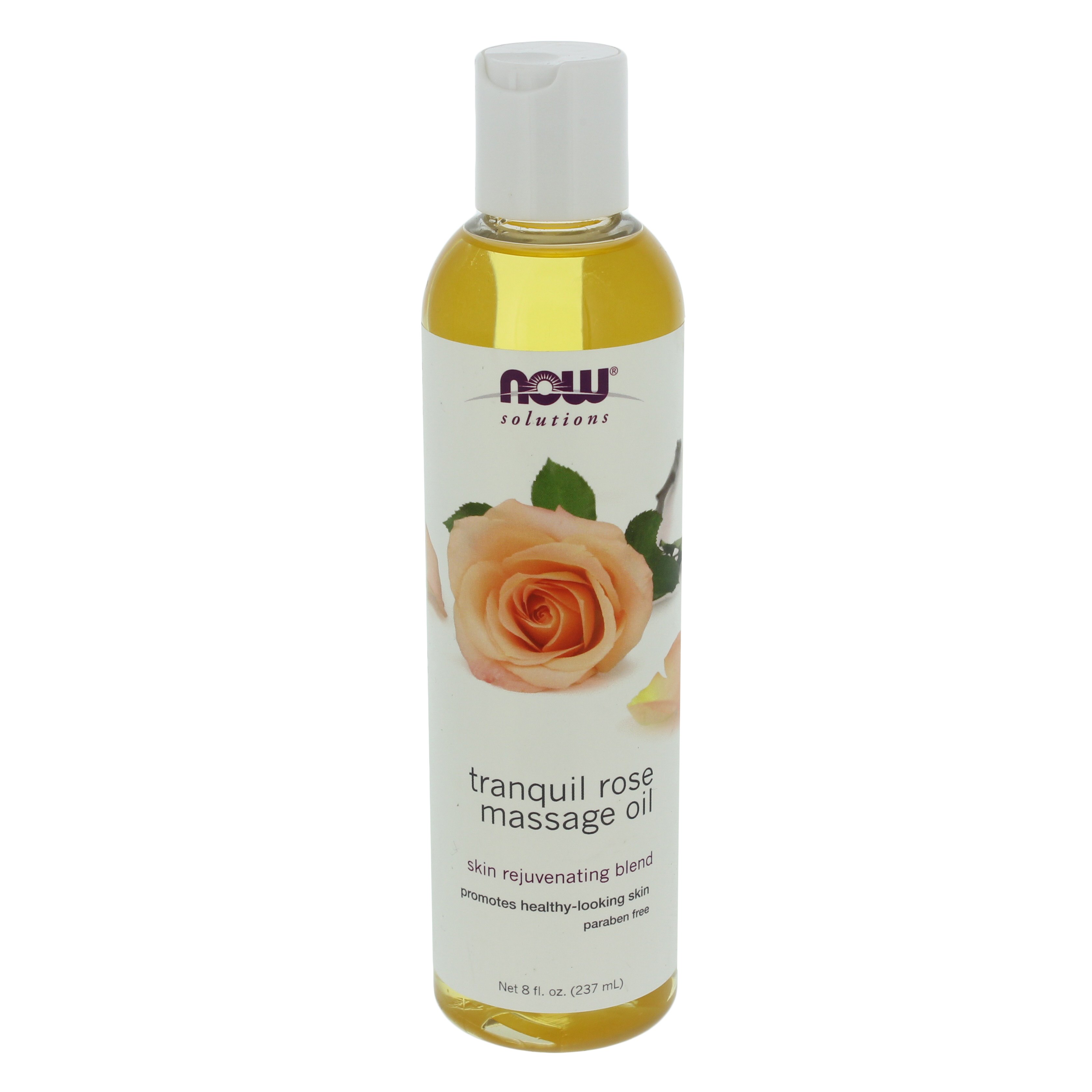 NOW Solutions Tranquil Rose Massage Oil - Shop Body lotion at H-E-B