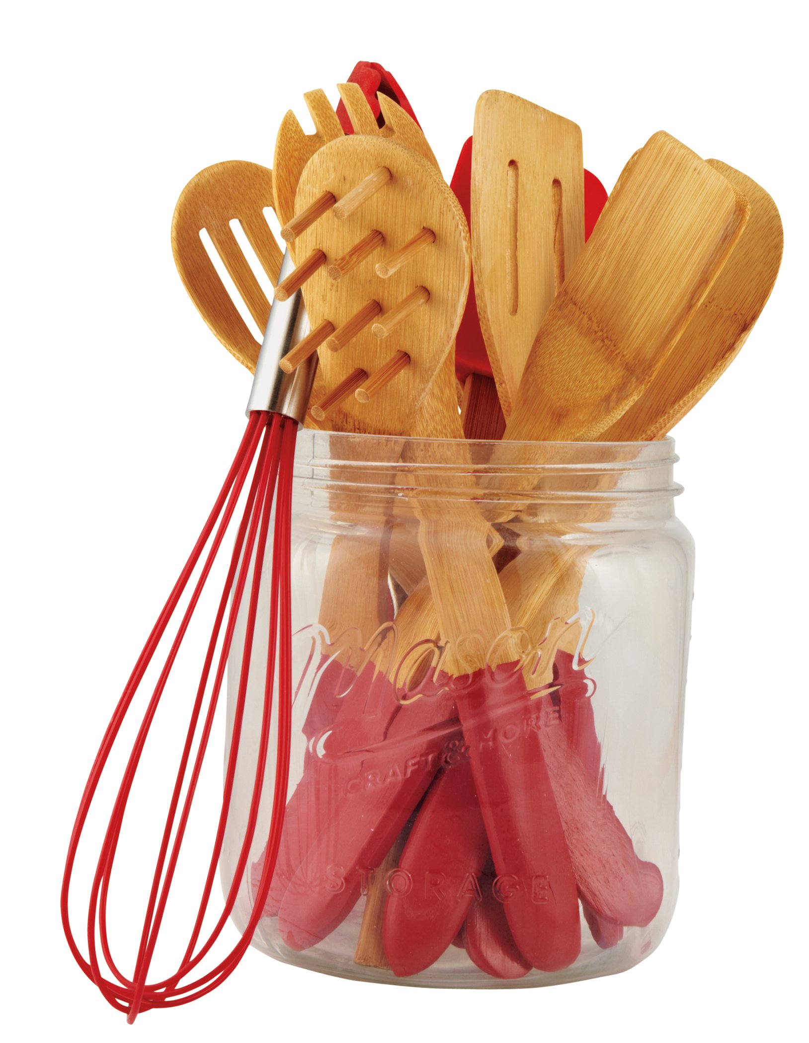 Mason Craft & More Tub of Red Cooking Tools - Shop Utensils & gadgets ...