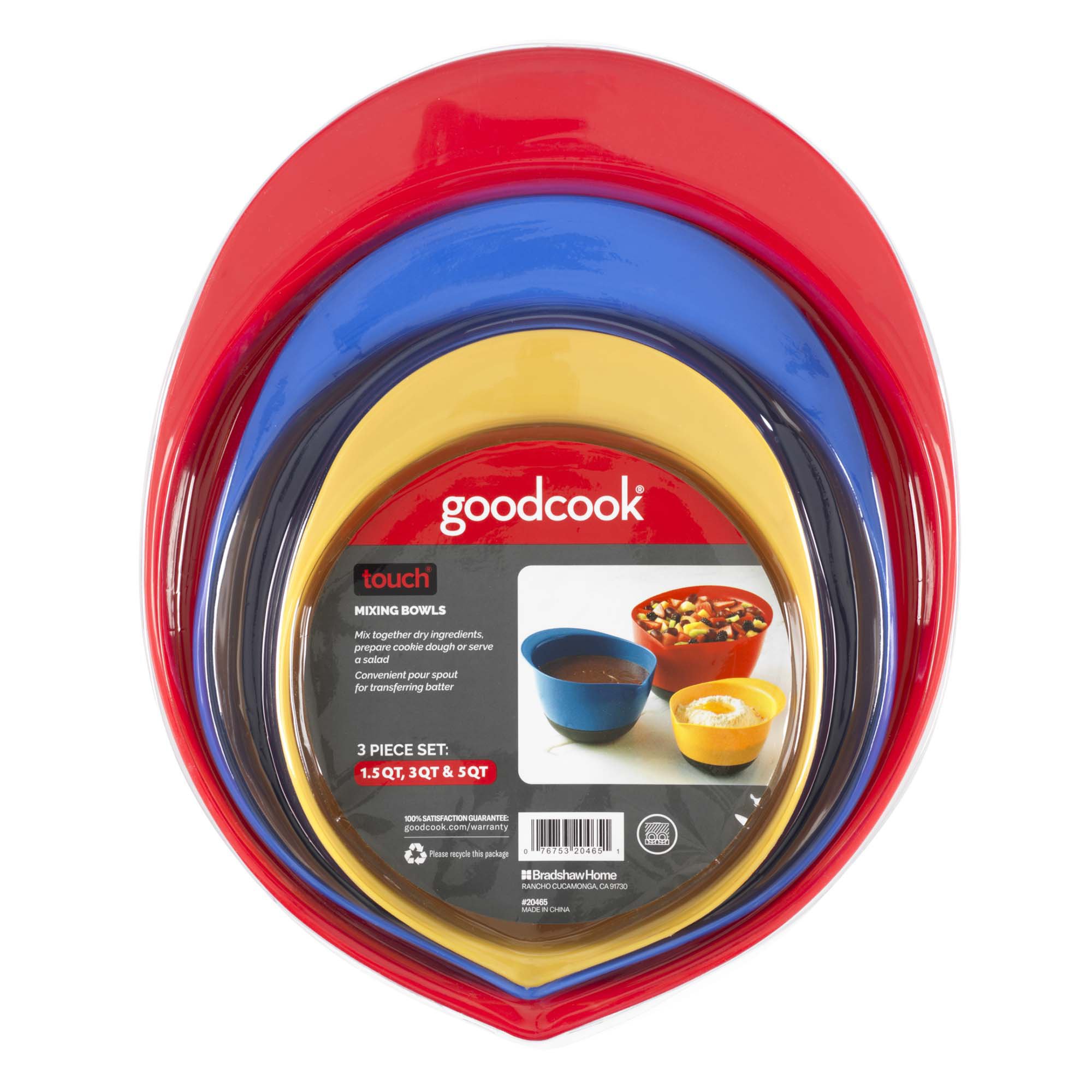 GoodCook Touch Mixing Bowl Set - Shop Mixing bowls at H-E-B