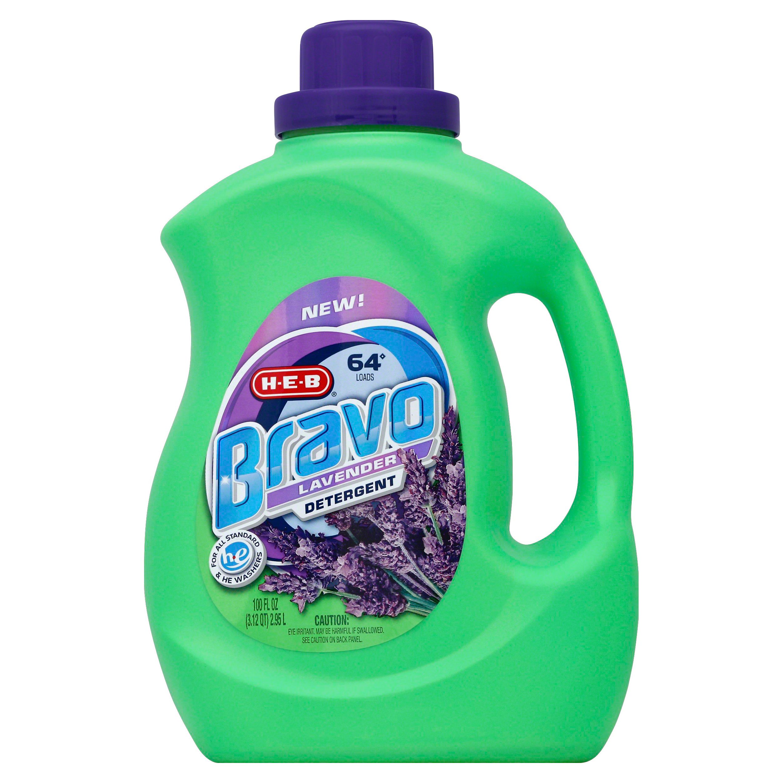 H-E-B Bravo Lavender HE Liquid Laundry Detergent 64 Loads - Shop ...