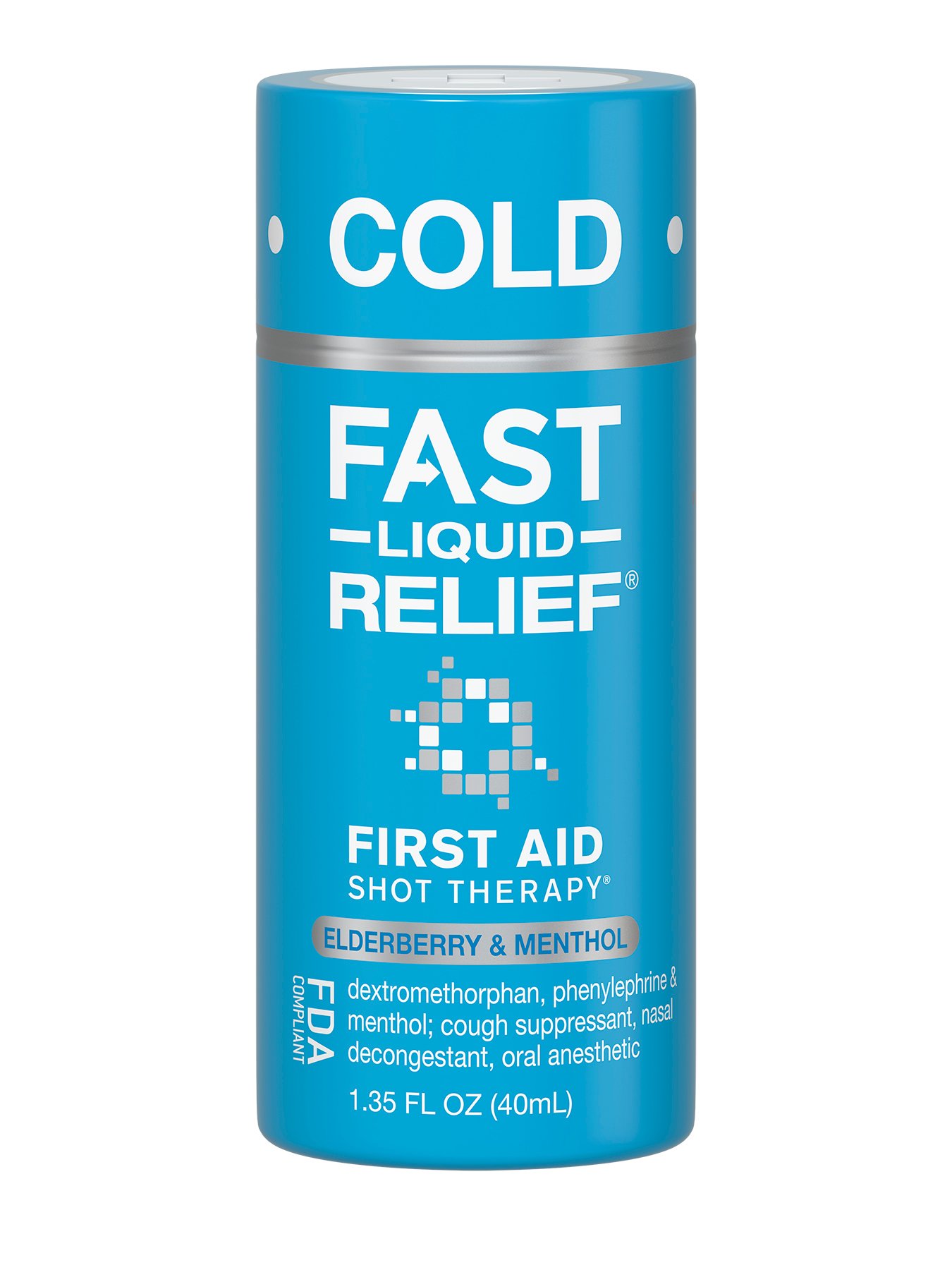 First Aid Shot Therapy Cold Relief Elderberry & Menthol - Shop Cough ...
